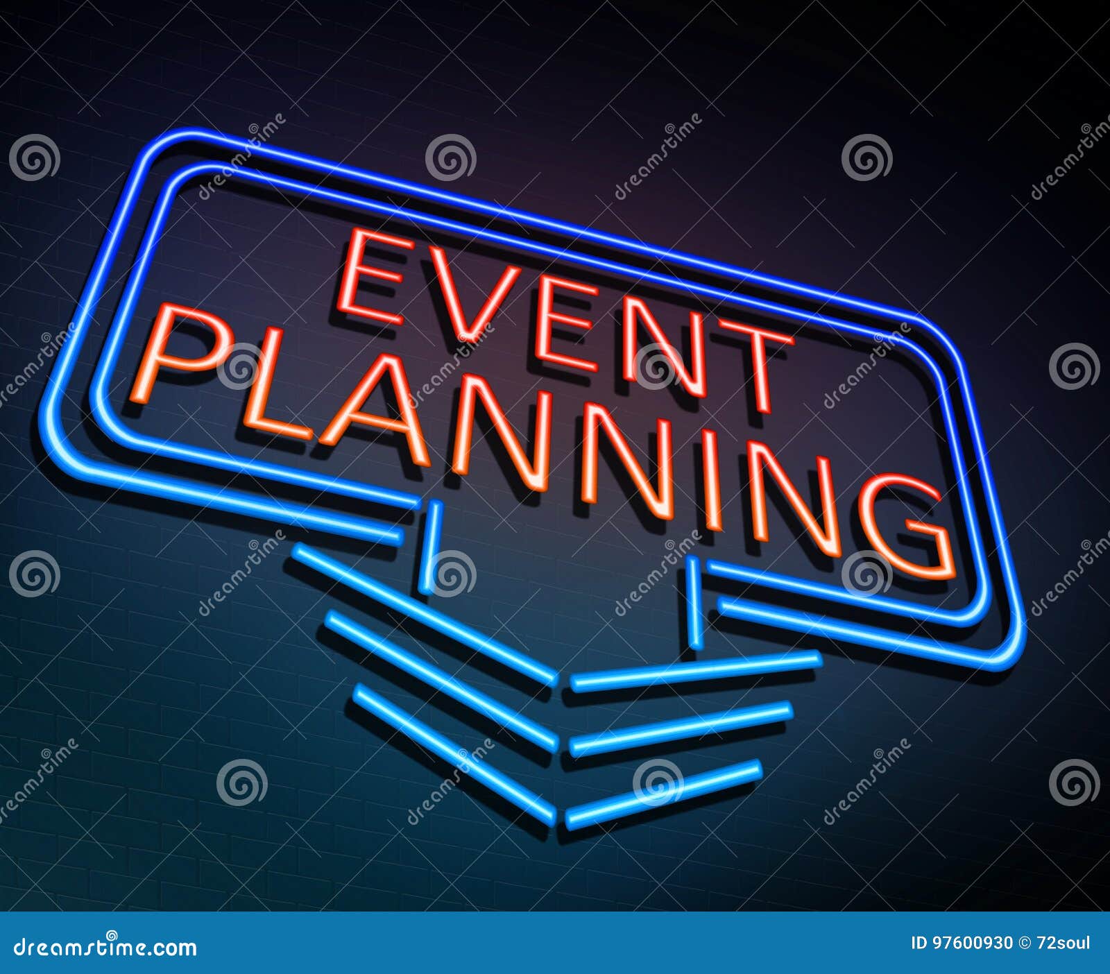 Event planning concept. stock illustration. Illustration of project ...