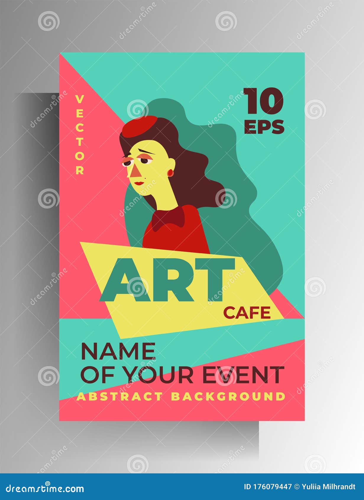 Event Poster Design Template. Vector Stock Illustration - Illustration ...