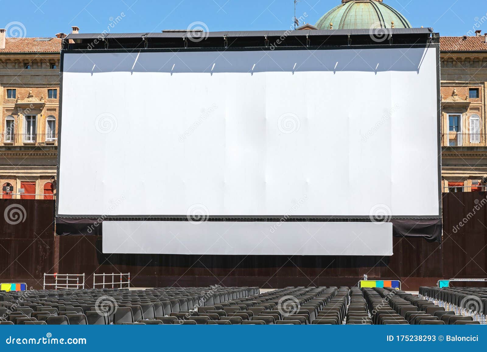 Event Projection Screen stock image. Image of theatre - 175238293