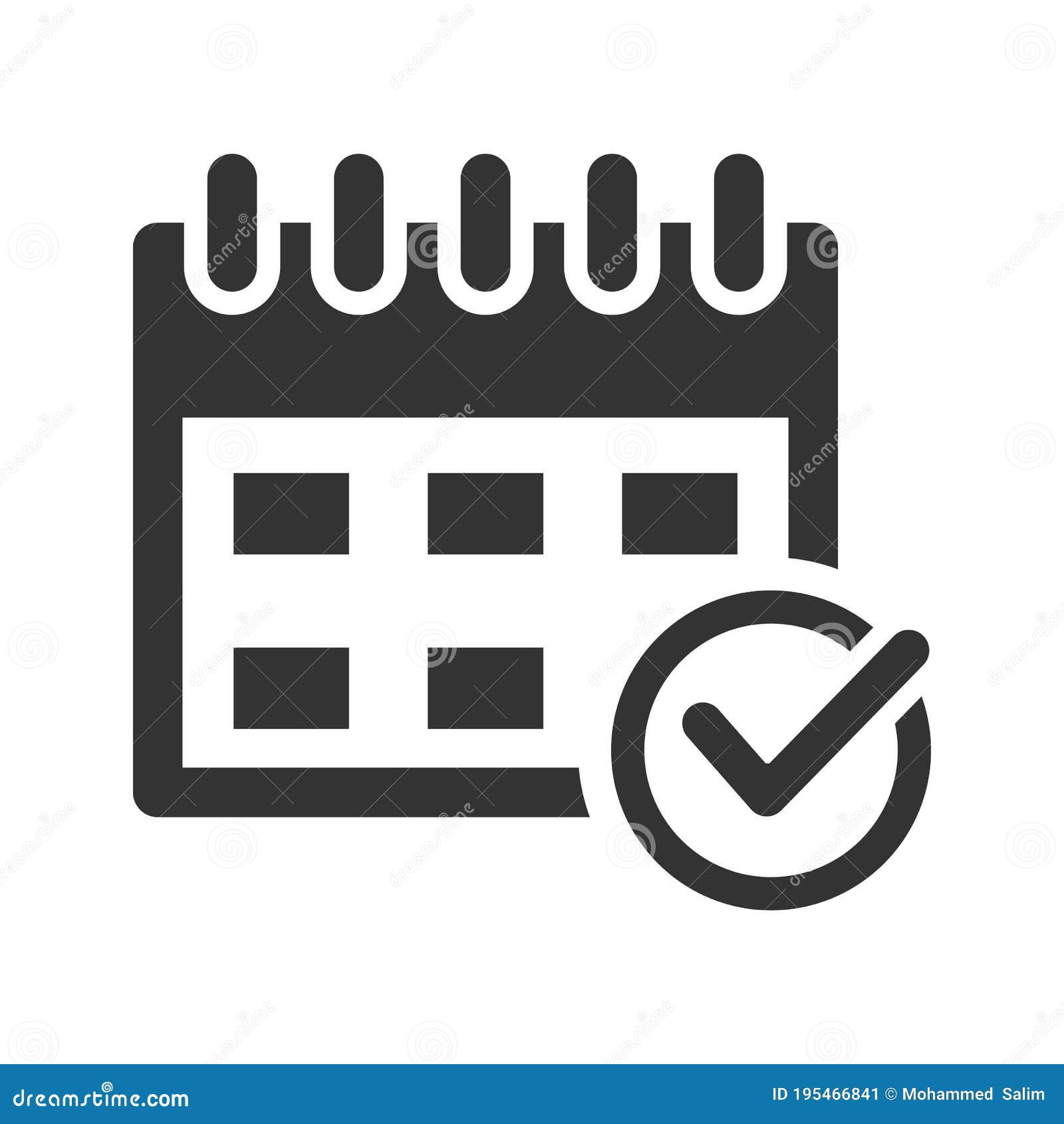 Event Schedule Flat Vector Icon Stock Vector - Illustration of vector ...