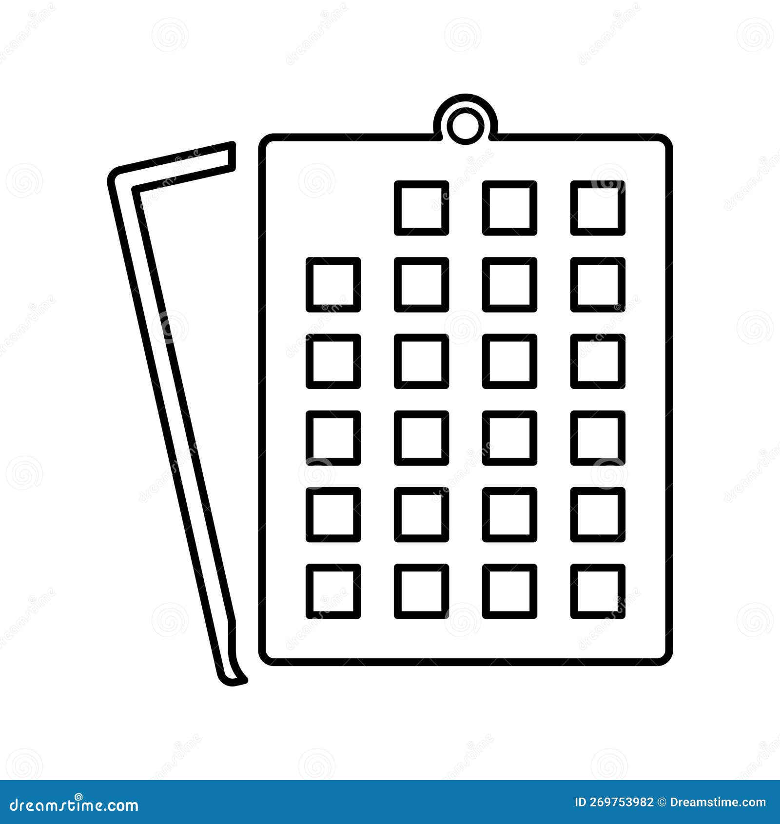 Event Schedule Icon. Outline Design Stock Vector - Illustration of ...