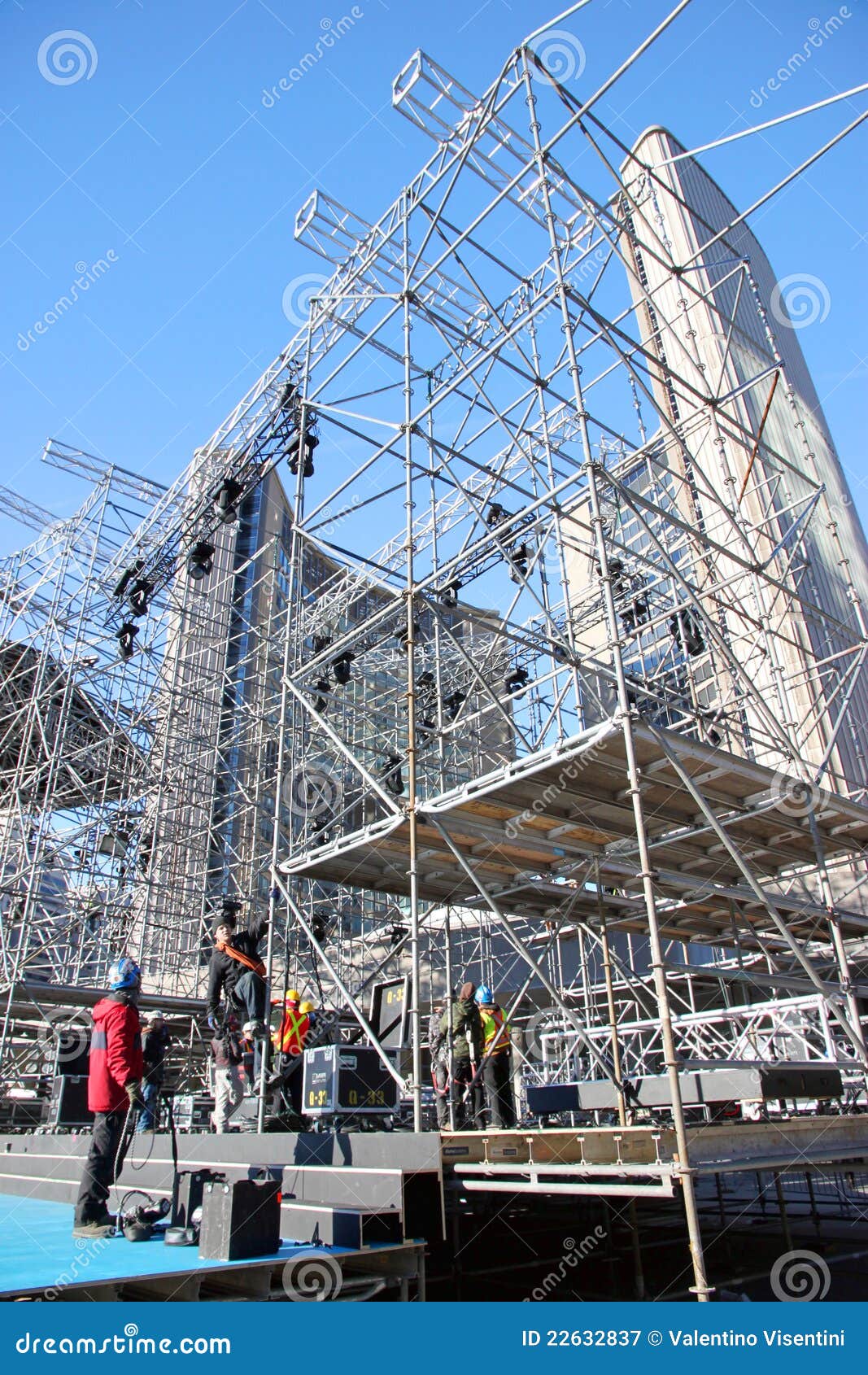 Event Stage editorial photography. Image of performers - 22632837