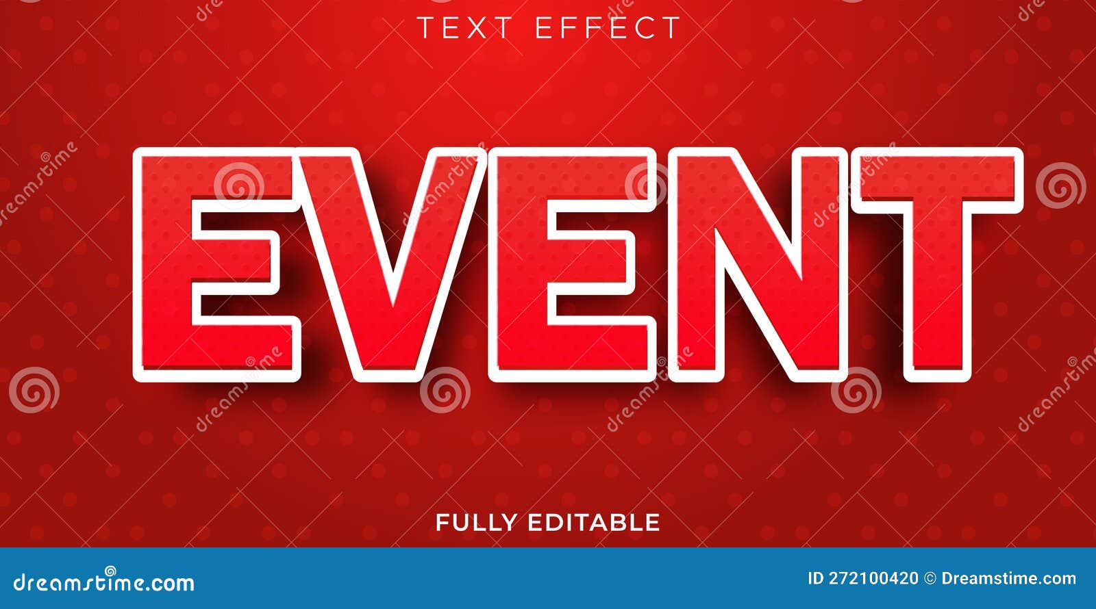Event Text Effect Design Template. it Can Can Change Easily Stock ...