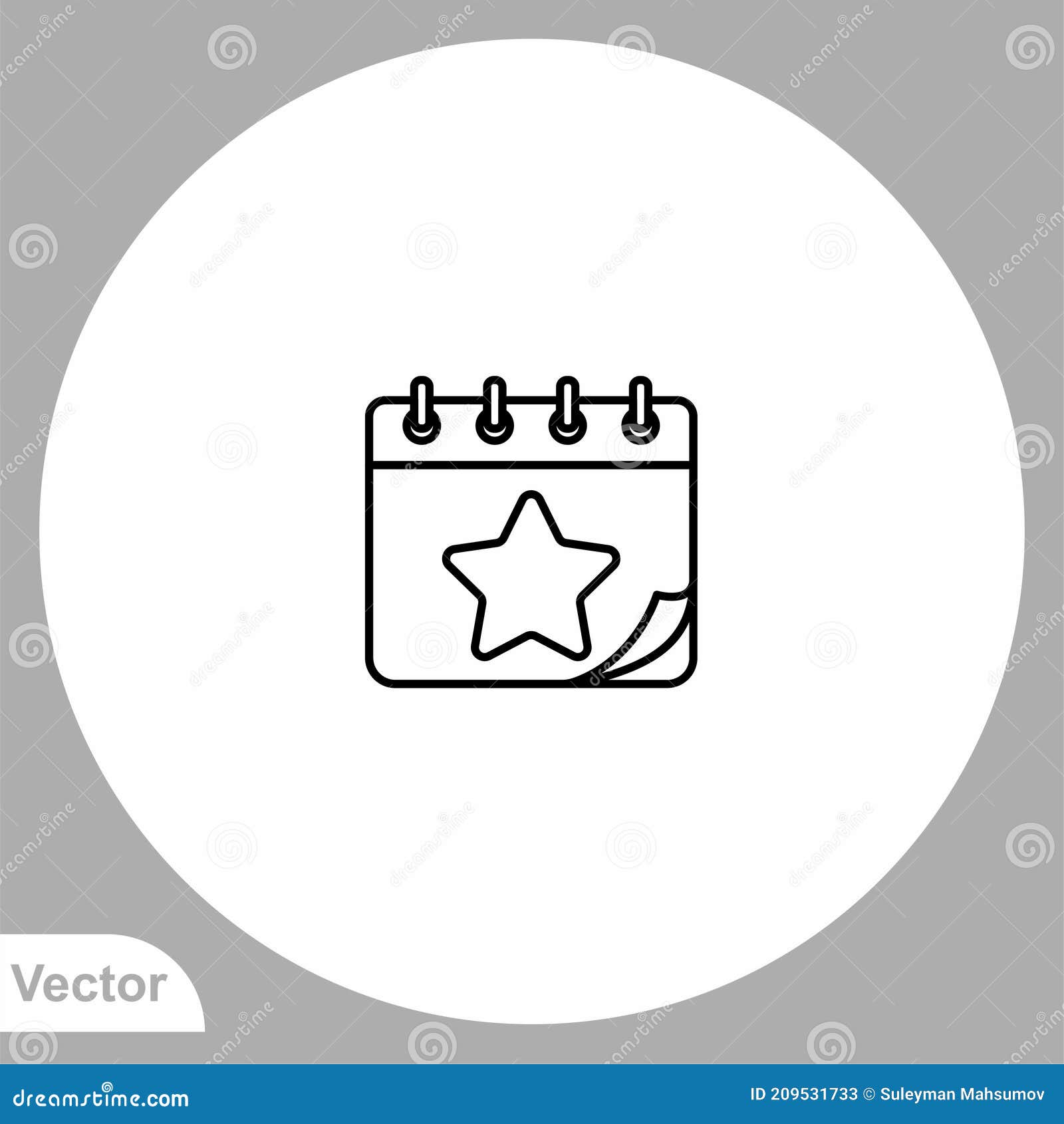 Event Vector Icon Sign Symbol Stock Illustration - Illustration of ...