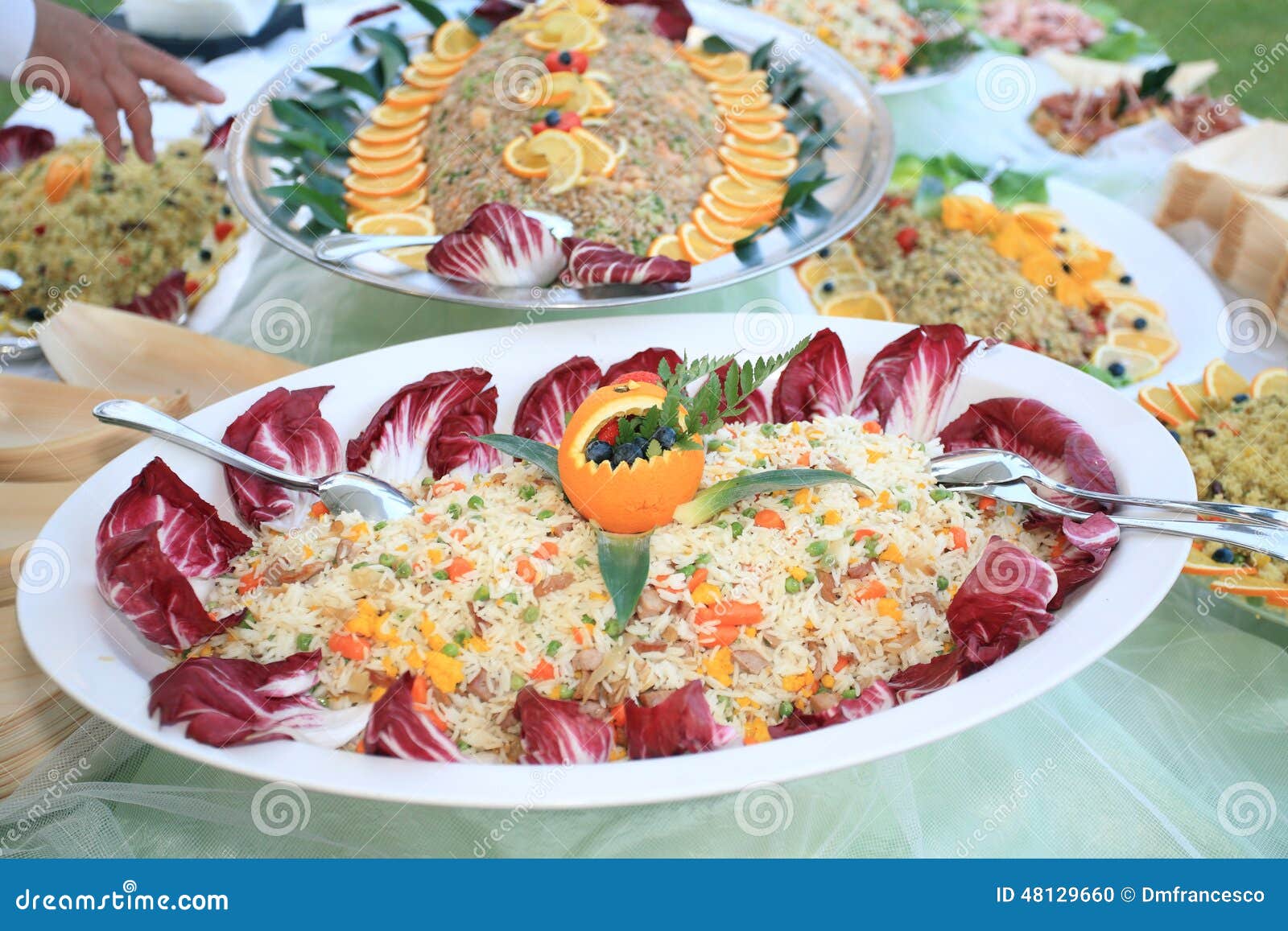 Eventos de la comida foto de archivo. Imagen de elegancia - 48129660