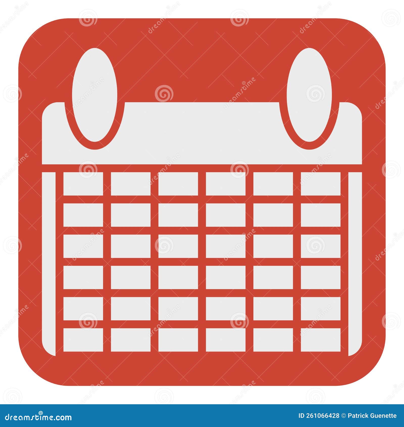 Events calender, icon stock vector. Illustration of website - 261066428
