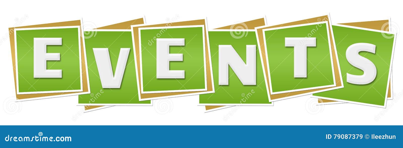 Events Green Word Text On White Background Stock Photo | CartoonDealer ...
