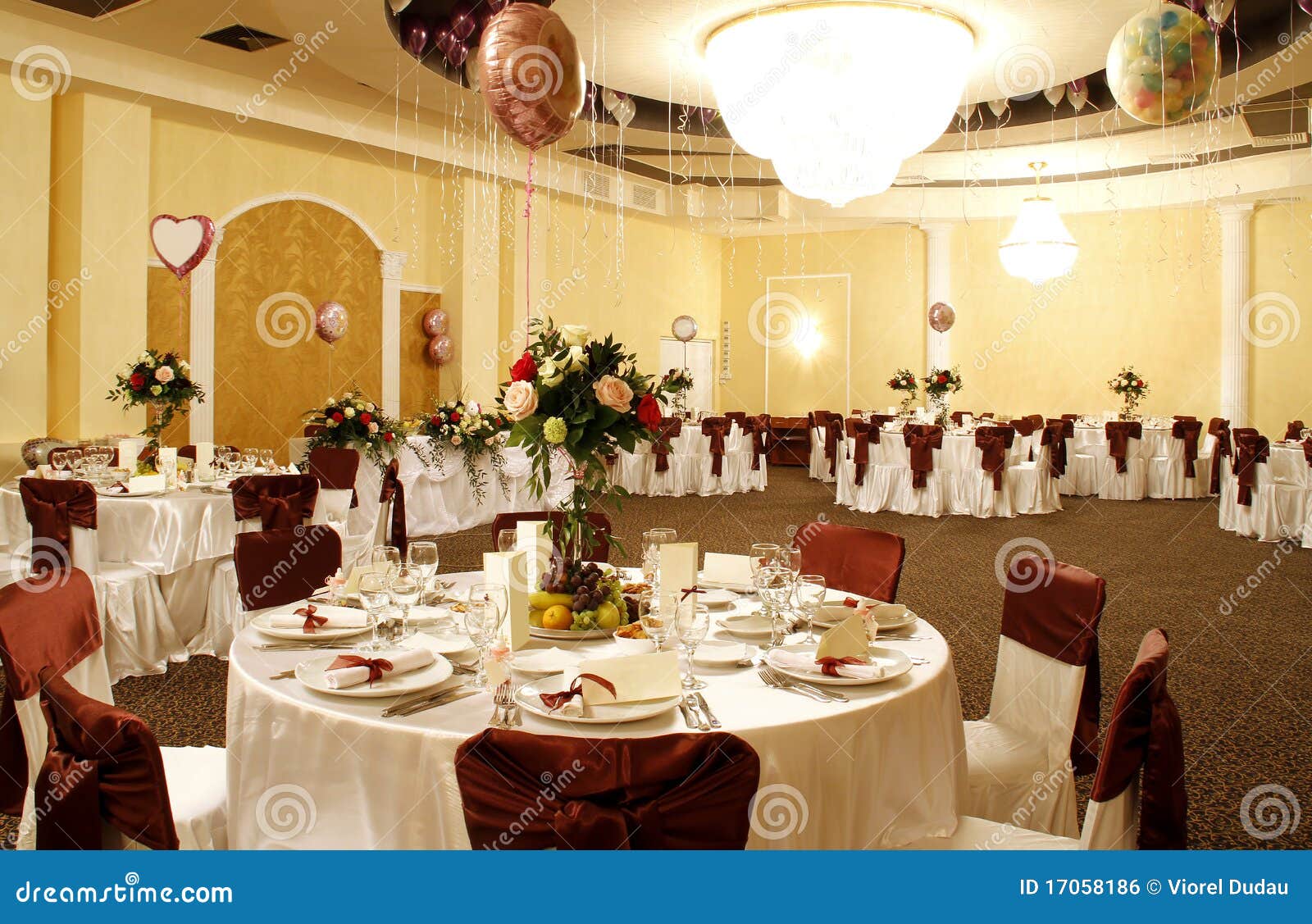 Events hall stock photo. Image of candles, celebration - 17058186