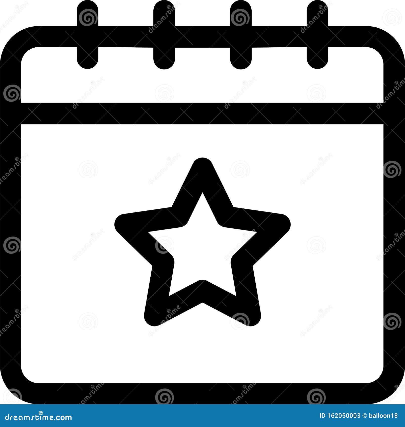 Events calendar icon stock vector. Illustration of calendar - 162050003