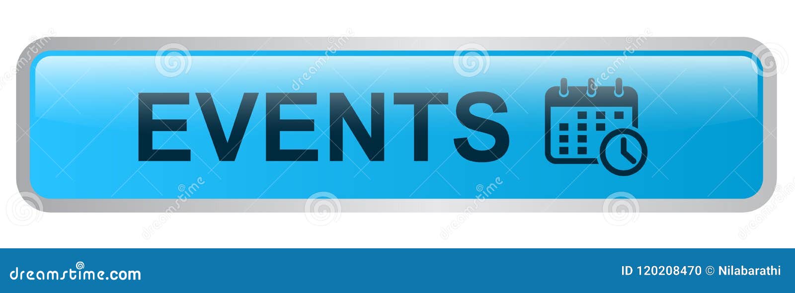 Events icon web button stock illustration. Illustration of calendar ...
