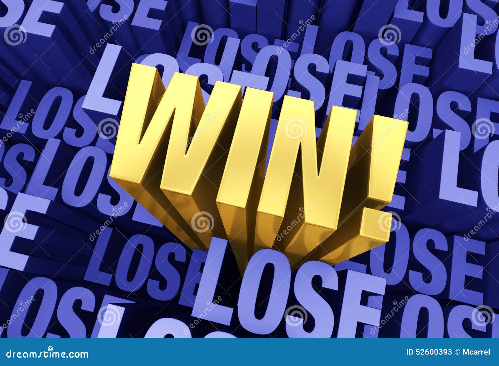 Eventually You Win stock illustration. Illustration of overcome - 52600393