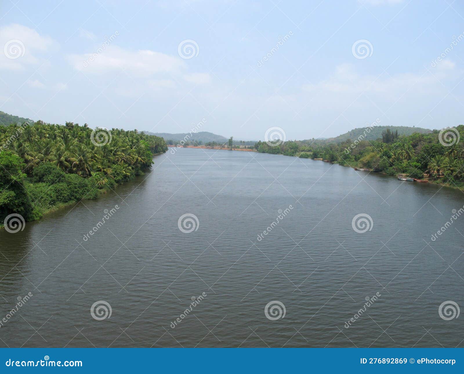 The Ever Picturesque River, Kokan, Maharashtra Stock Image - Image of ...