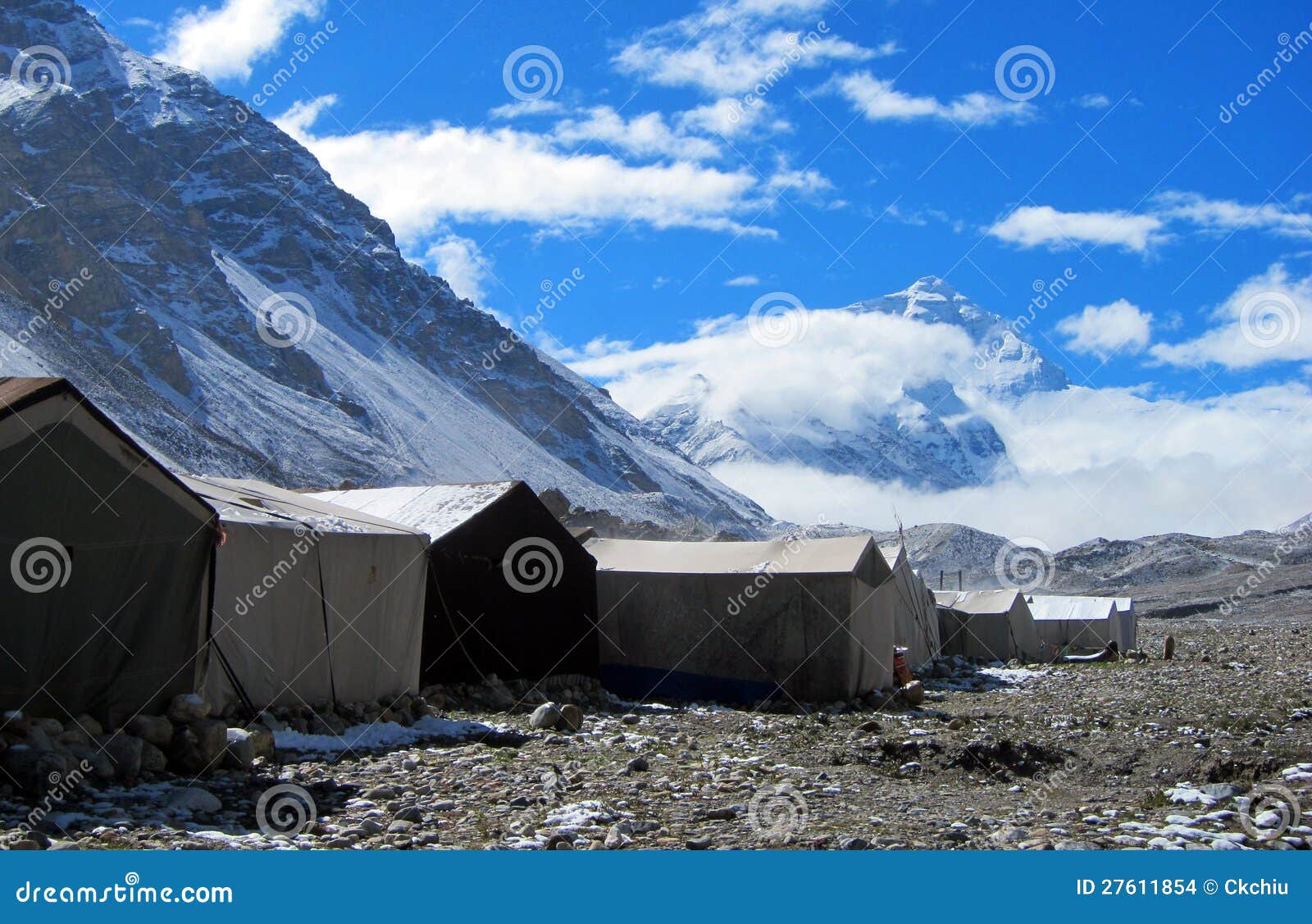 Everest Base Camp stock photo. Image of mist, route, ascent - 27611854