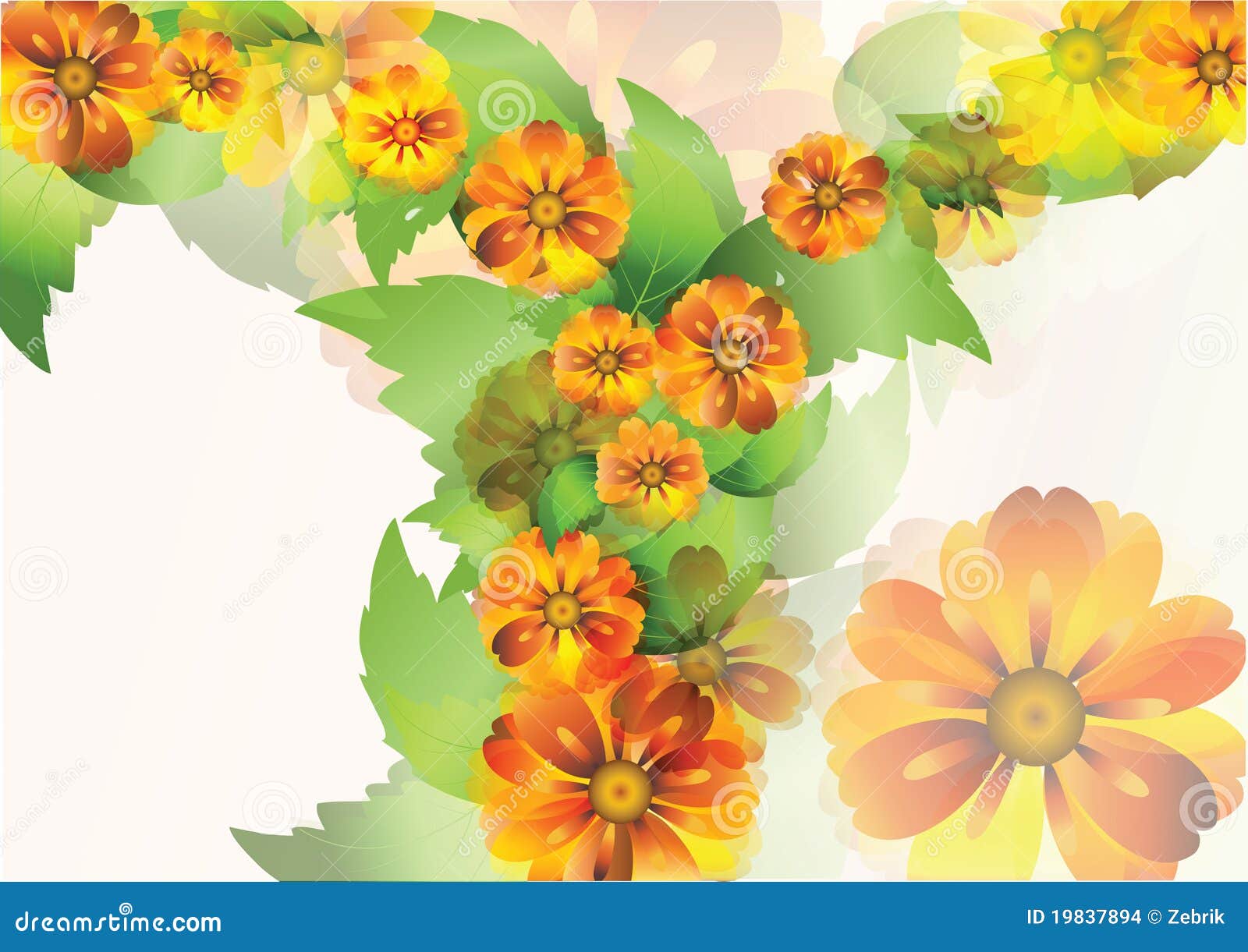 Everlasting Flowers Background2 Stock Vector - Illustration of curve ...