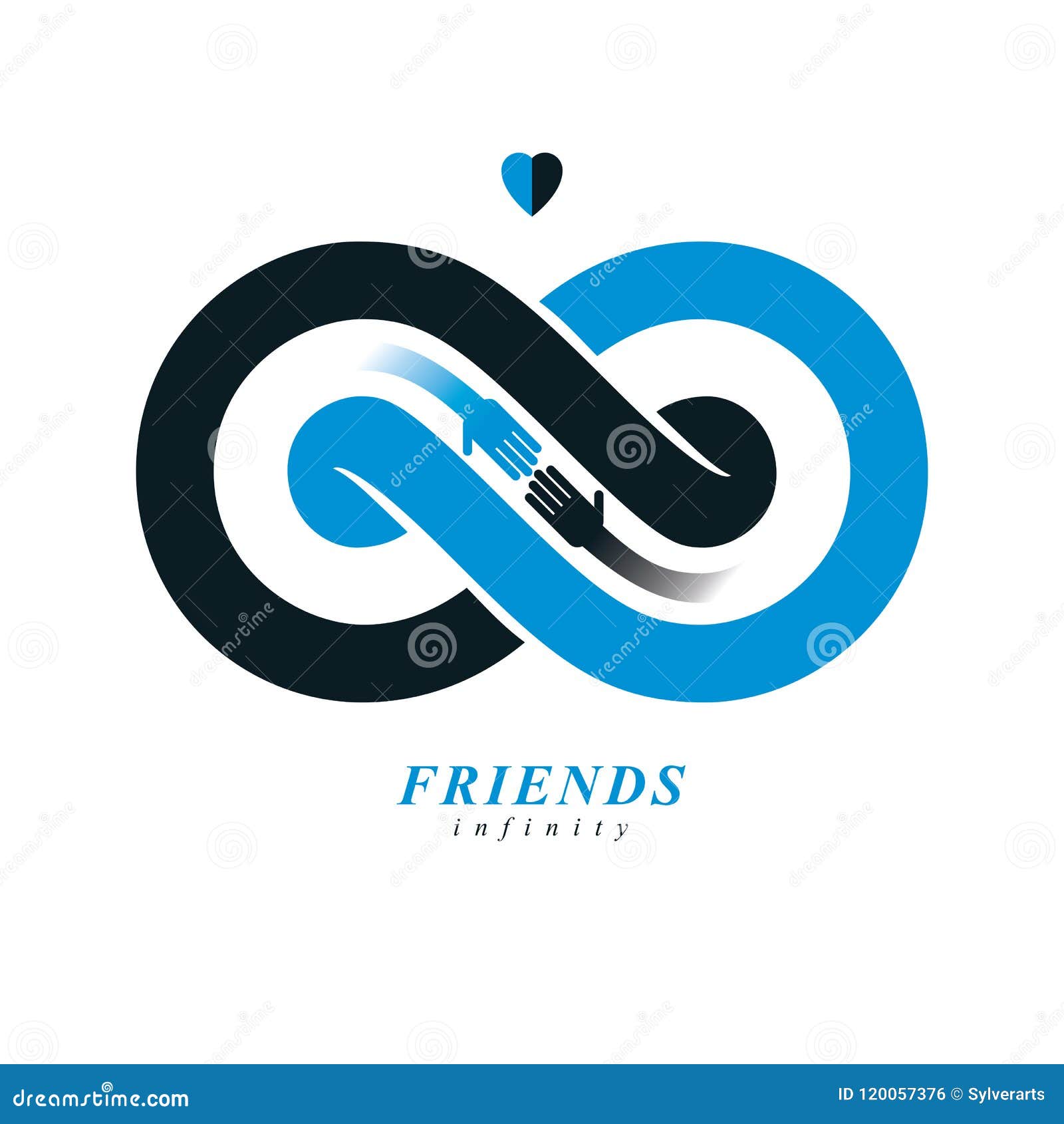 Everlasting Friendship, Forever Friends, Creative Vector Symbol Stock ...