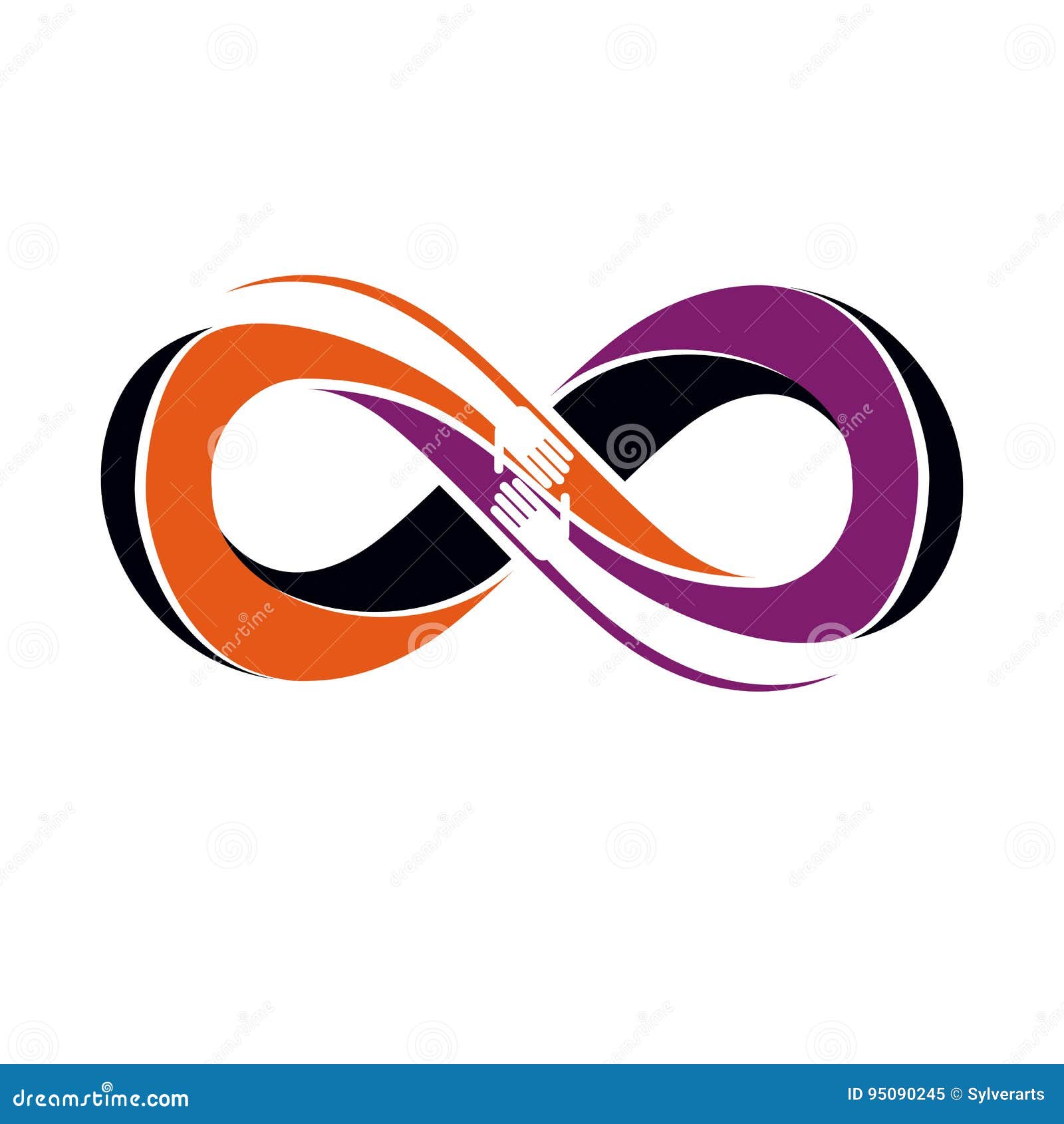 Everlasting Friendship, Forever Friends, Creative Vector Symbol Stock ...