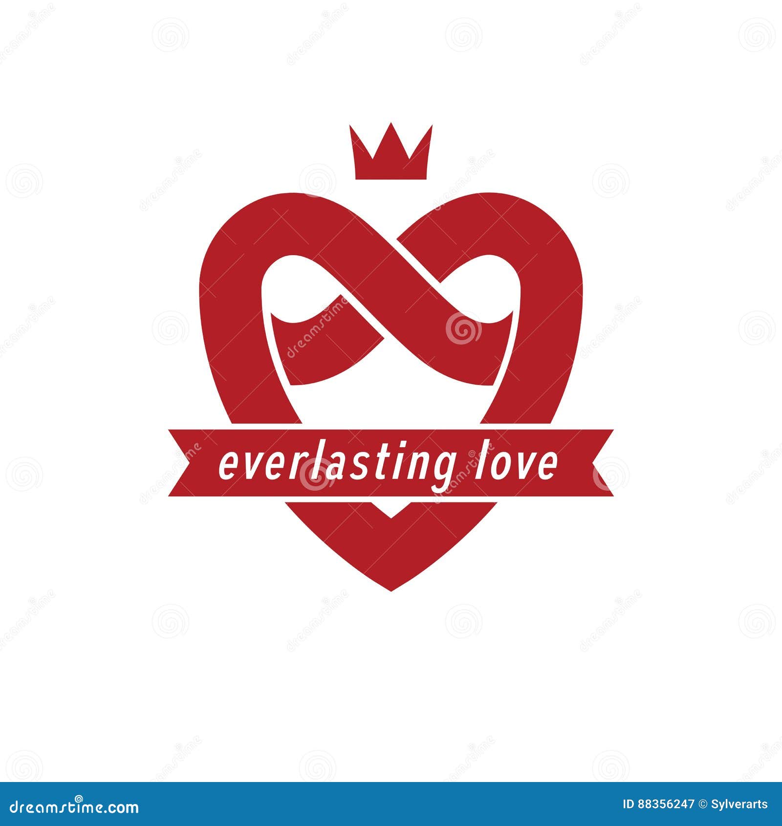 Everlasting Love Concept, Vector Symbol Created With Infinity Loop Sign ...