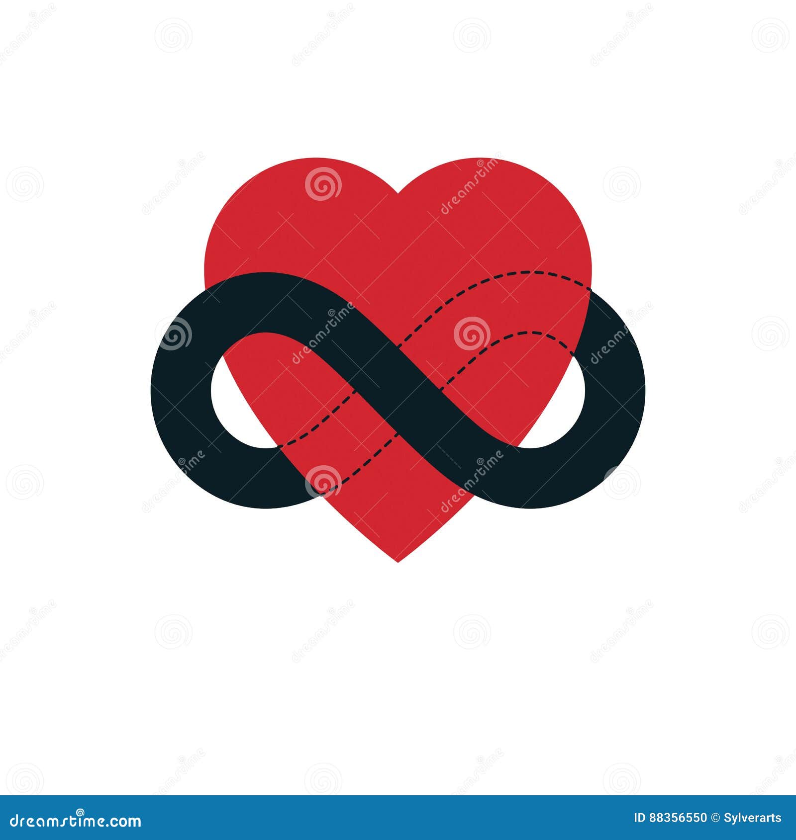 Everlasting God Vector Creative Symbol Combined With Infinity Endless ...