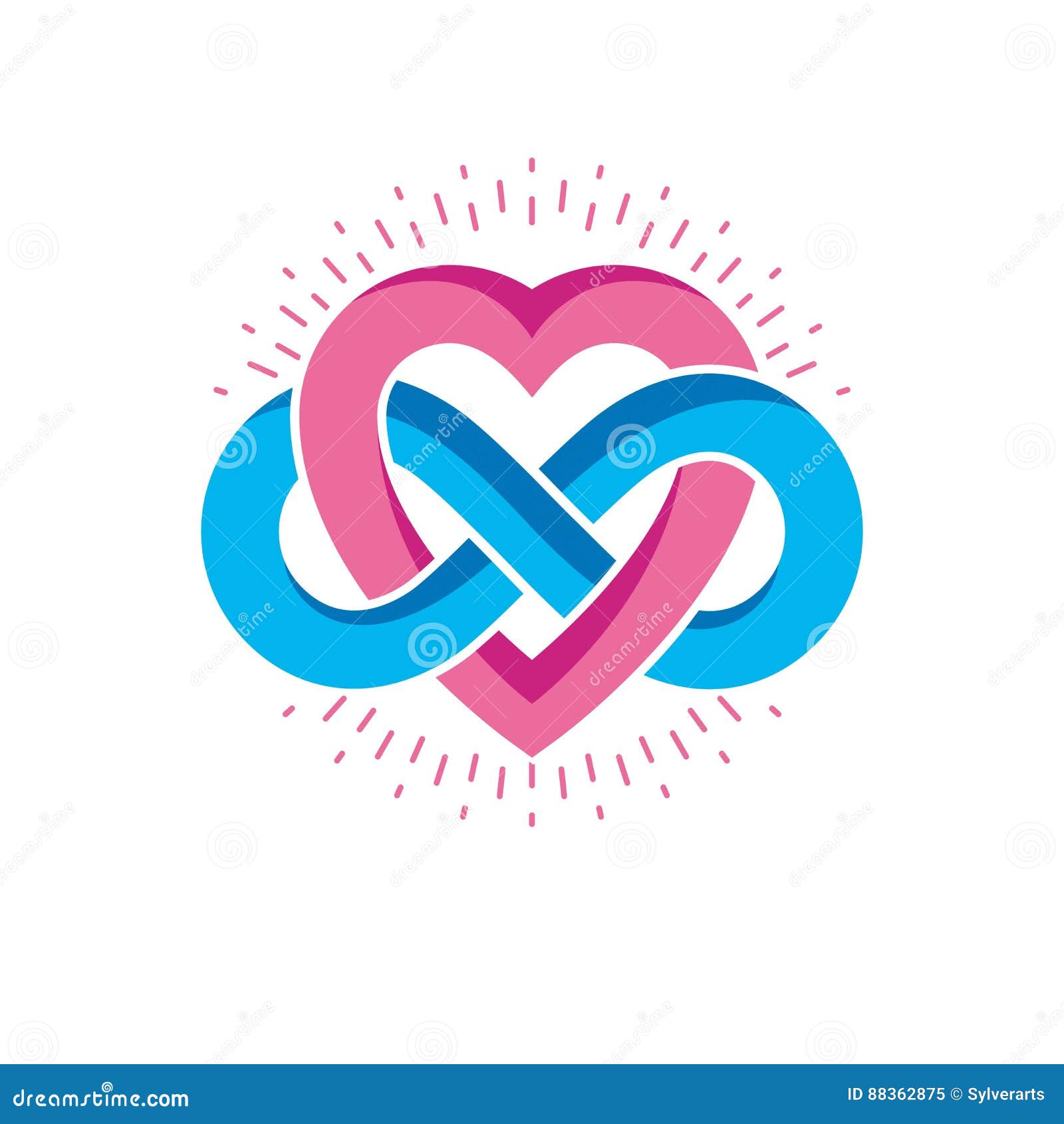 Everlasting God Vector Creative Symbol Combined With Infinity Endless ...