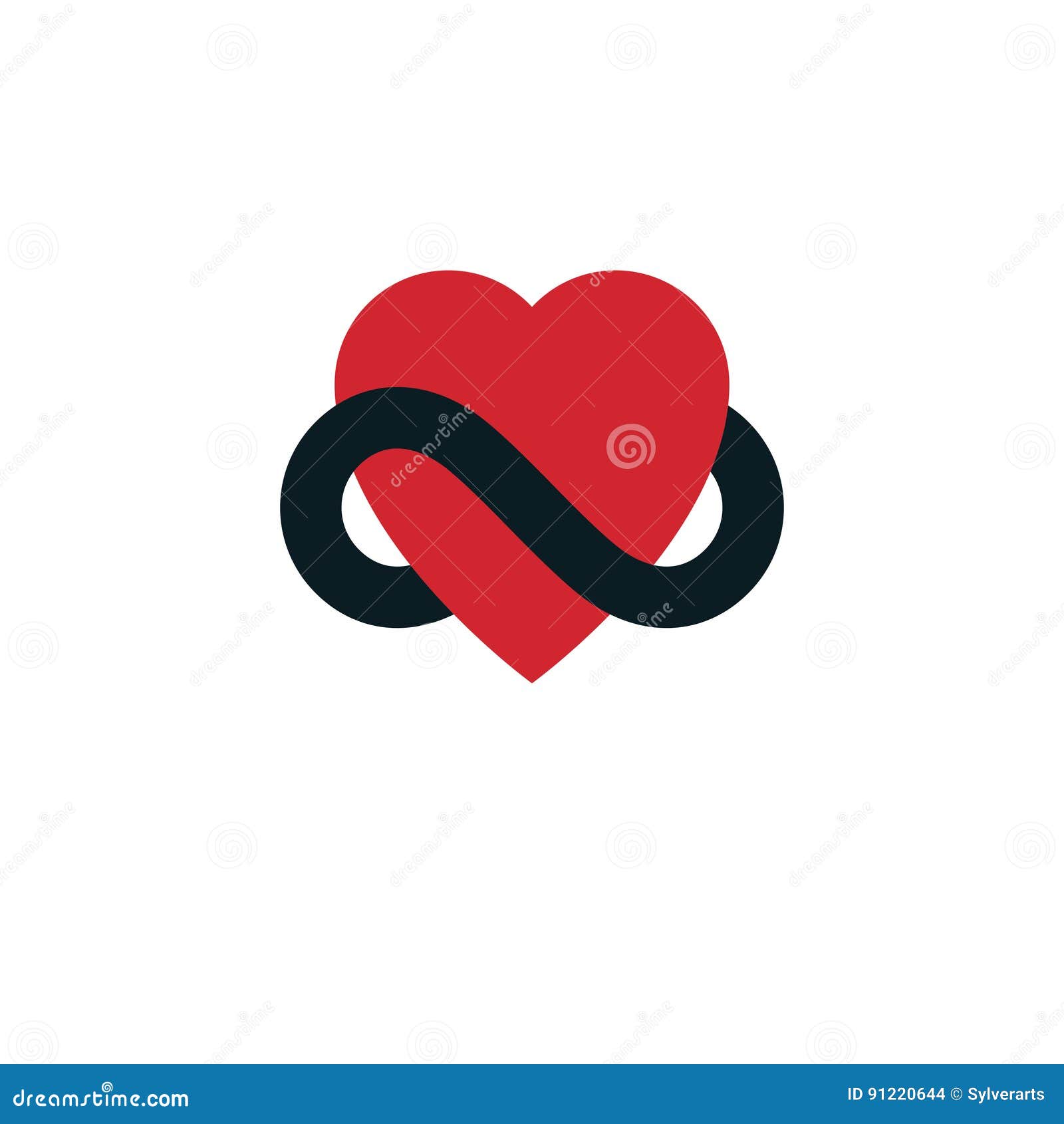 Everlasting God Vector Creative Symbol Combined With Infinity Endless ...