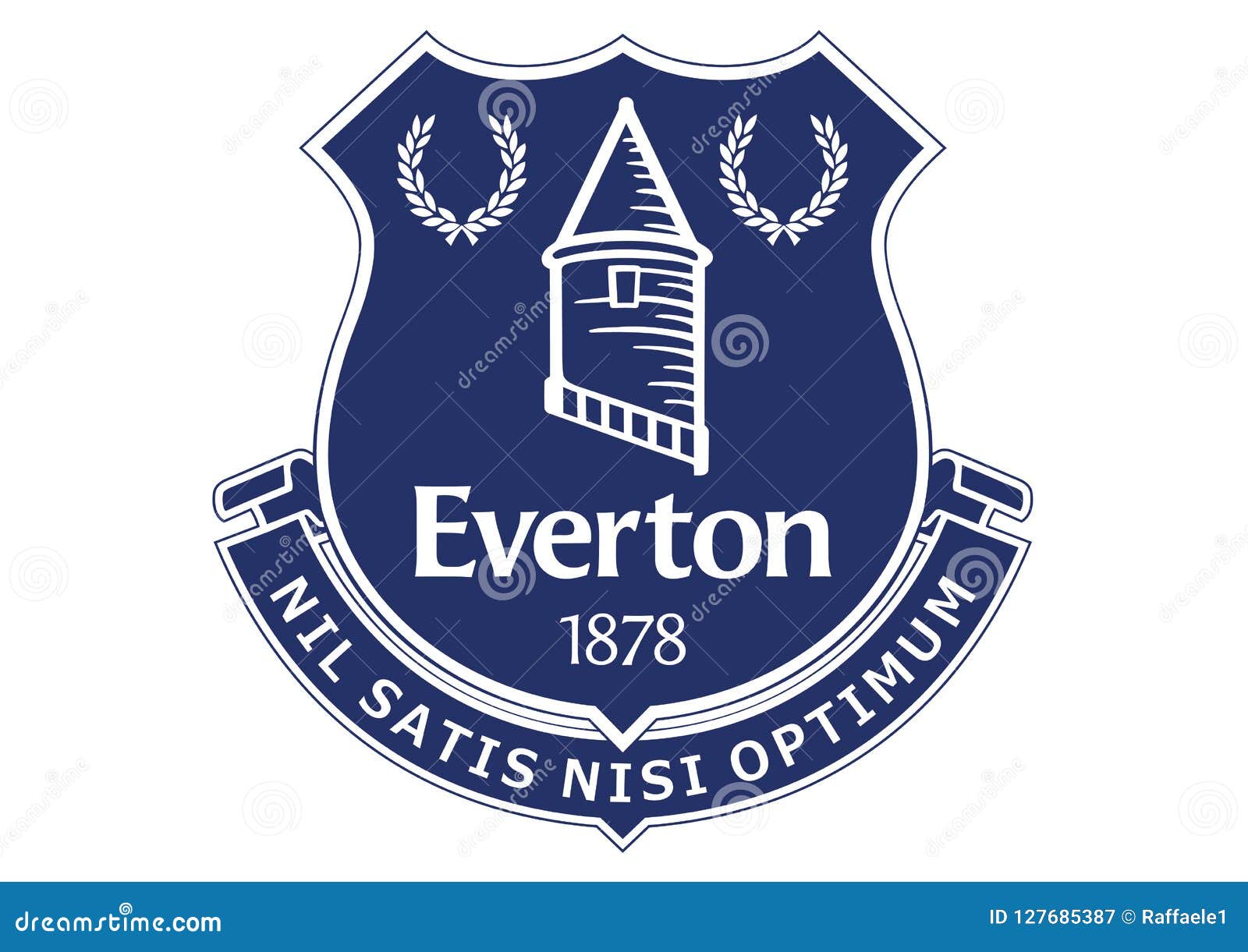 Everton Logo fotografía editorial. Ilustración de mundo - 127685387