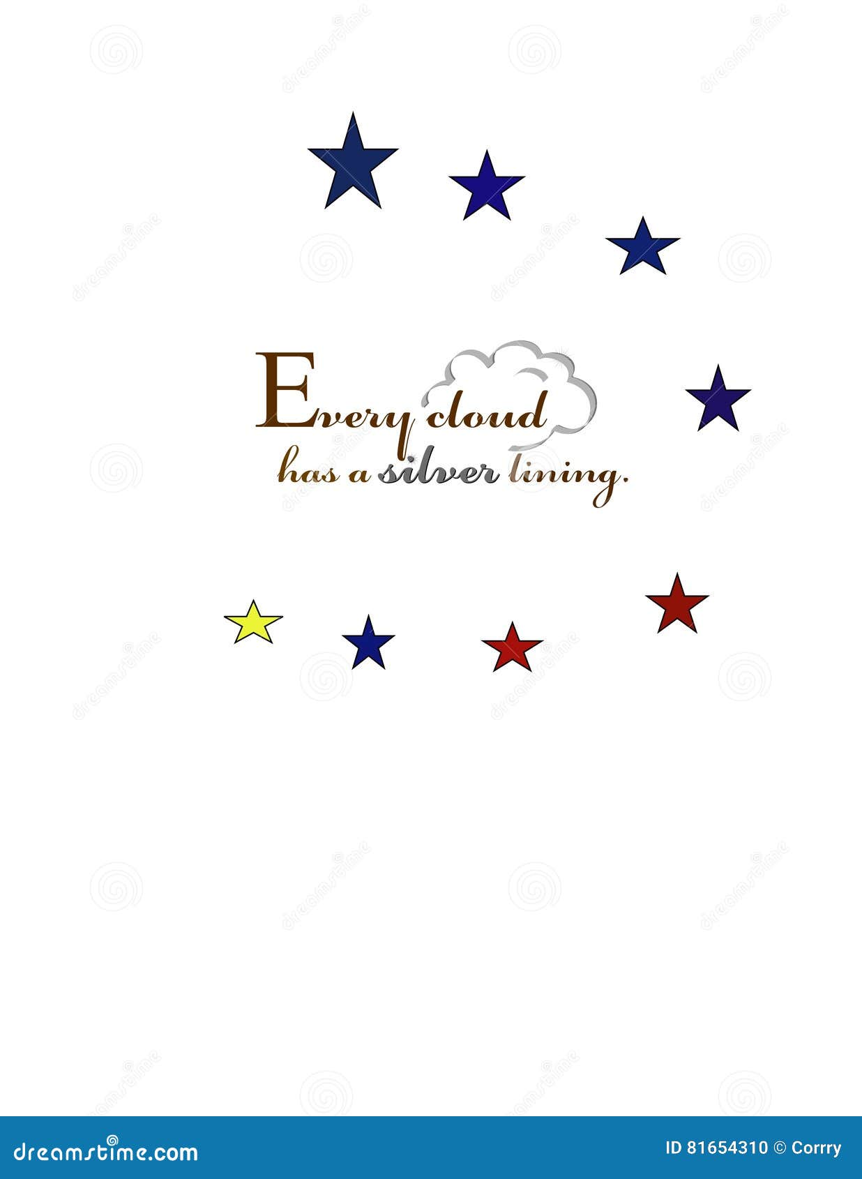 Every cloud stock vector. Illustration of cloud, bright - 81654310