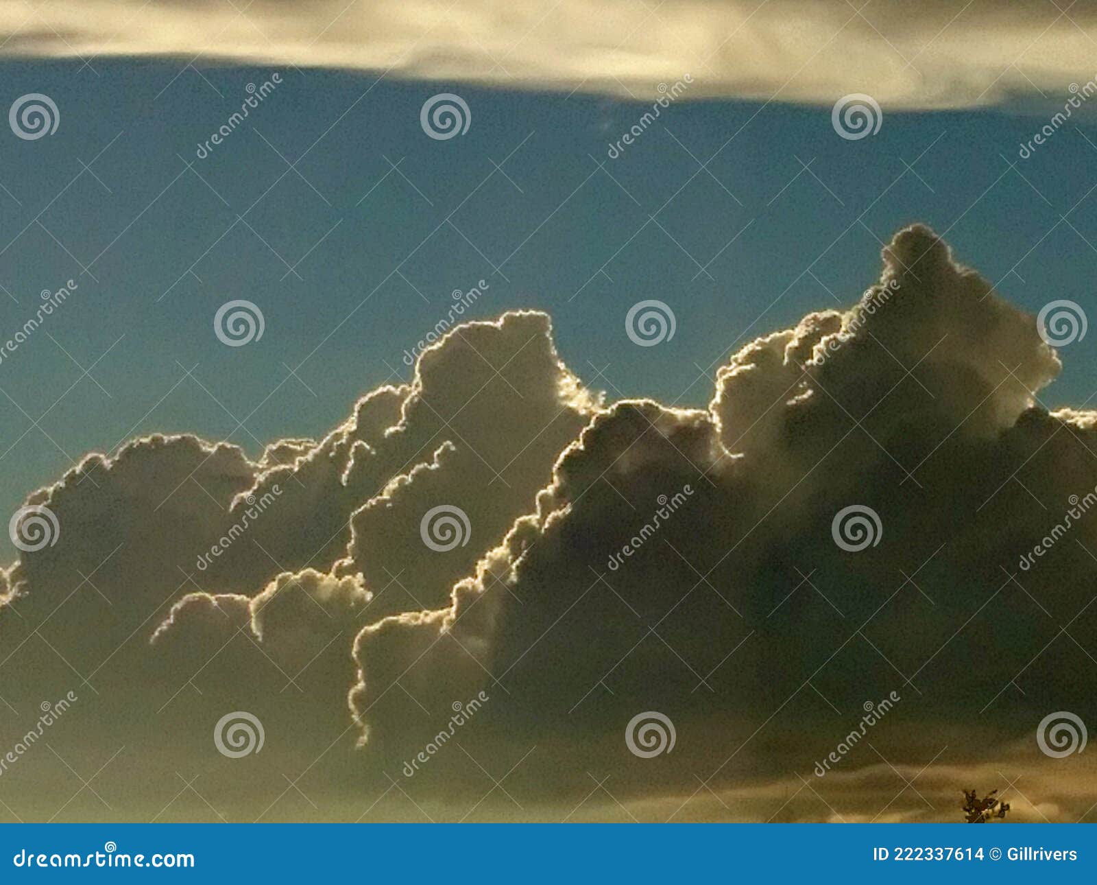 Every Cloud Has a Silver Lining Stock Photo - Image of north ...
