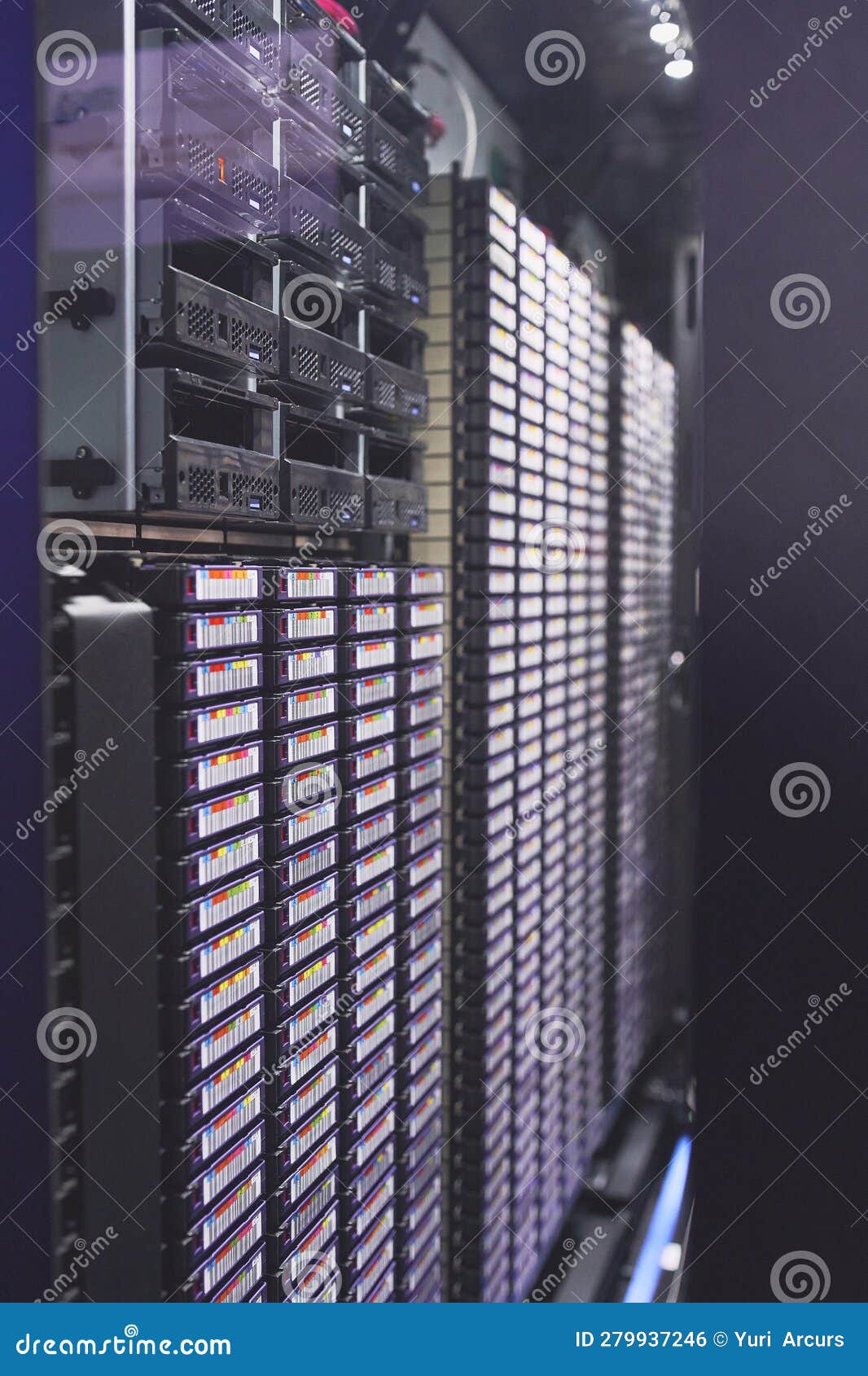 Every Component is Important. Electronic Equipment in an Empty Server ...