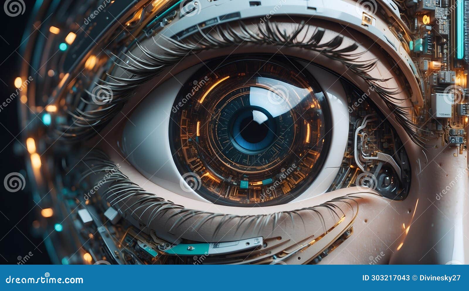 Iridescent Infusion: Merging Art and Technology in the Digital Eye. AI ...