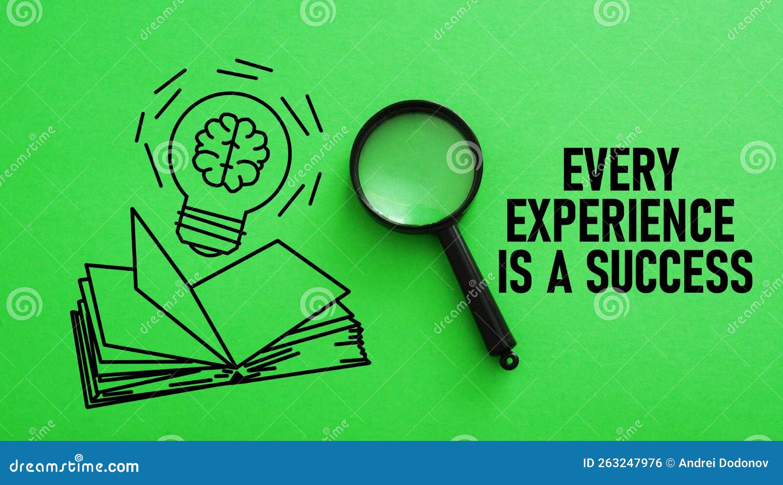 Every Experience is a Success is Shown Using the Text Stock Photo ...