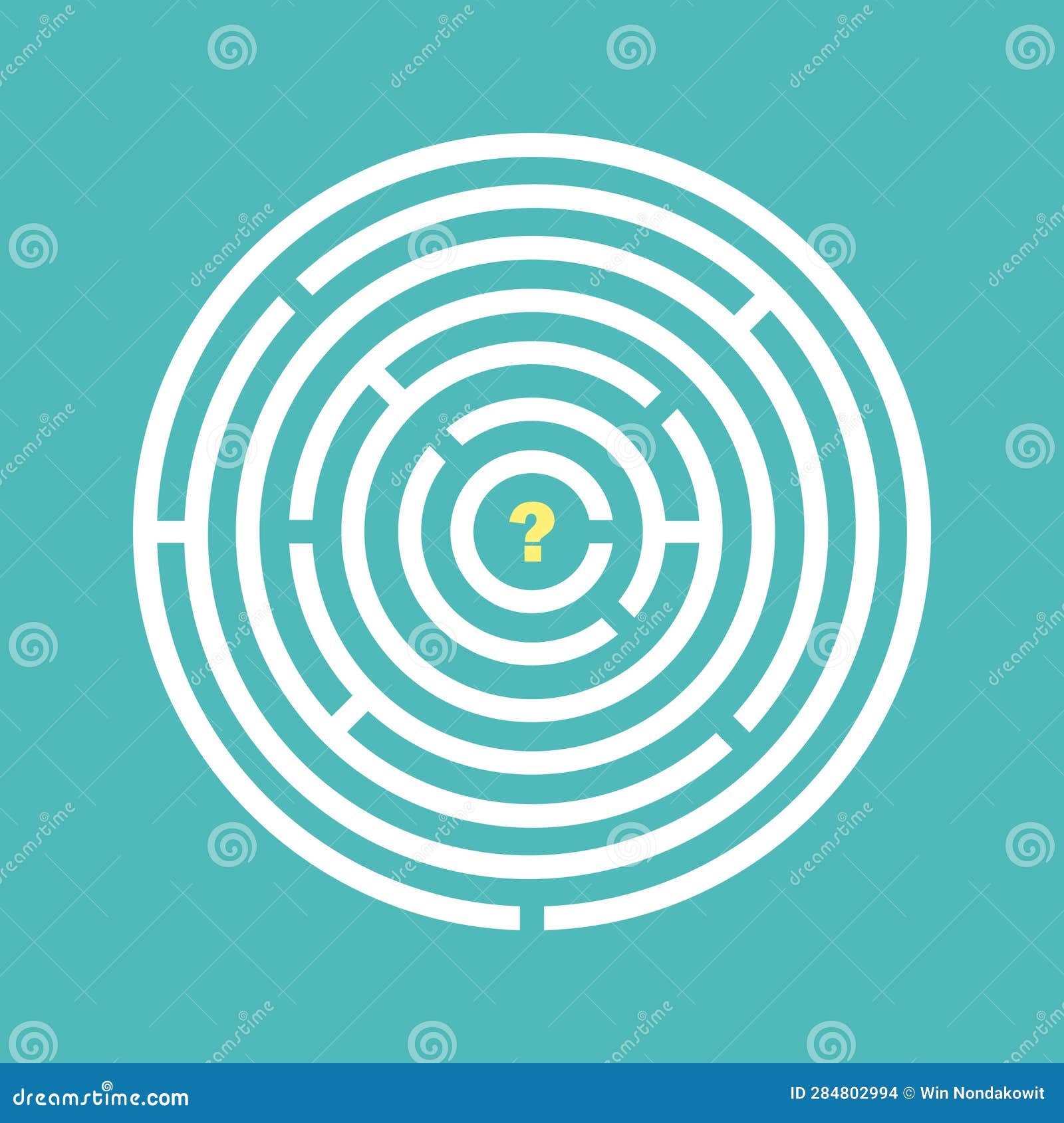 Every Problem Has a Solution Stock Vector - Illustration of symbol ...