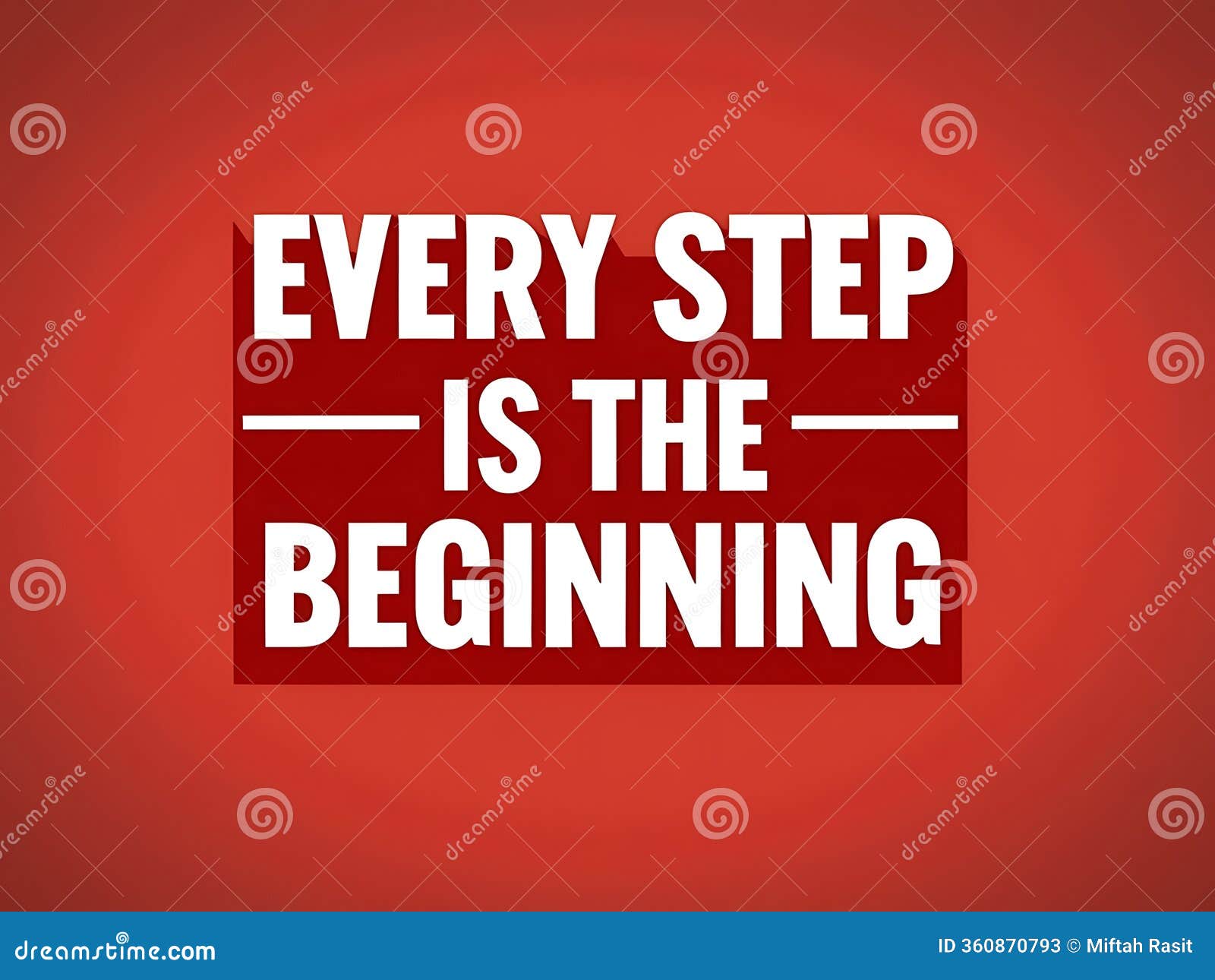 Every Step is the Beginning of Something New Stock Image - Image of ...