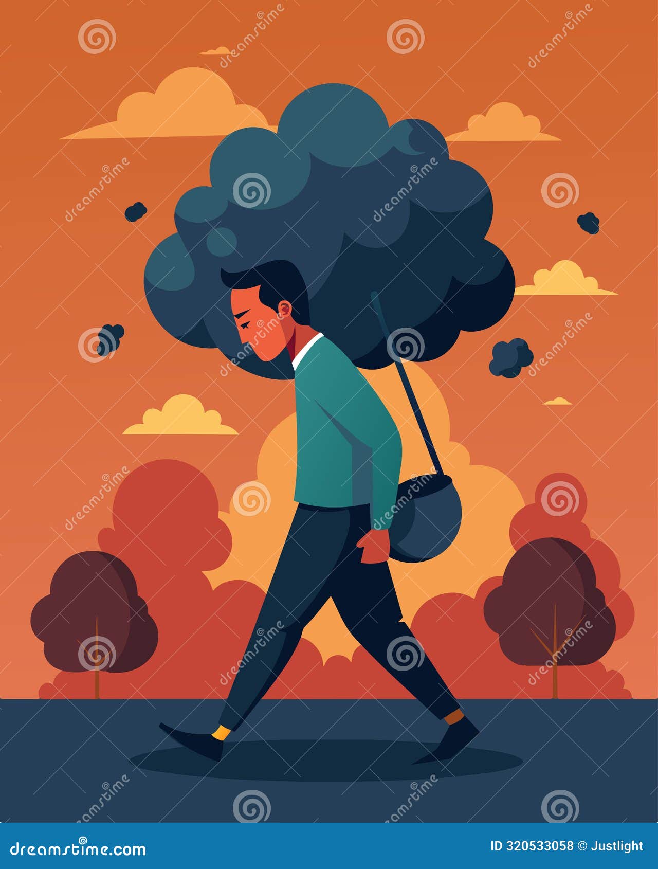 Every Step he Took Felt Heavy and Burdened As If the Weight of His Dark ...