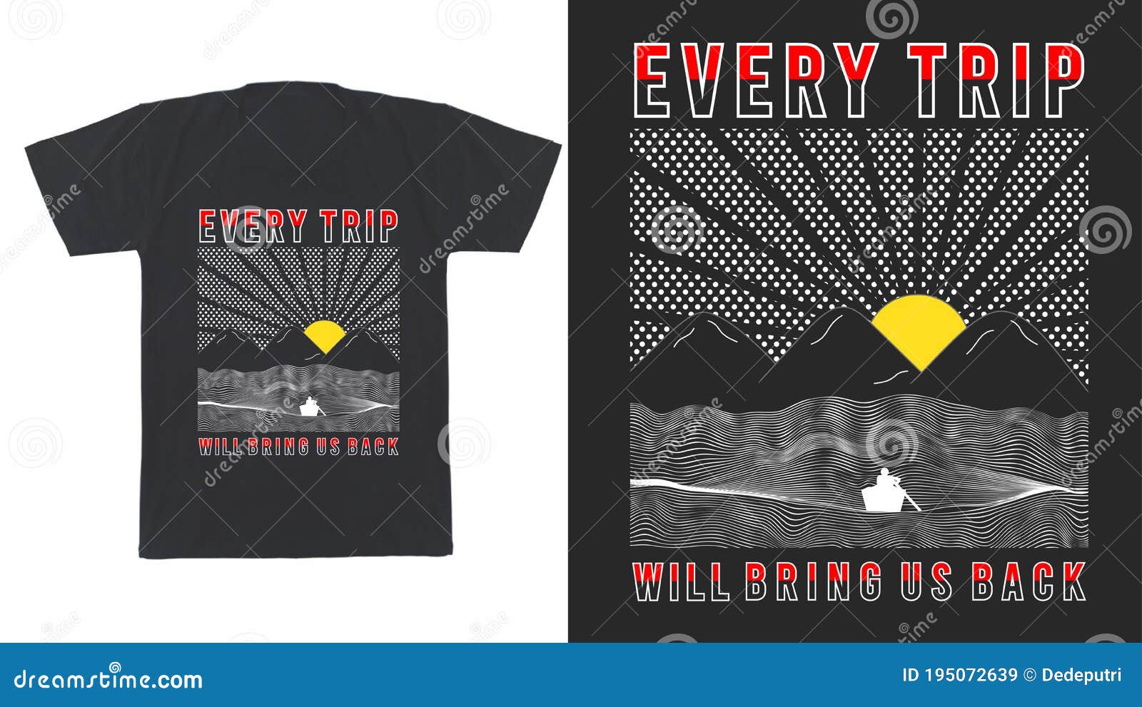 Every Trip Will Bring Us Back Stock Vector - Illustration of life ...