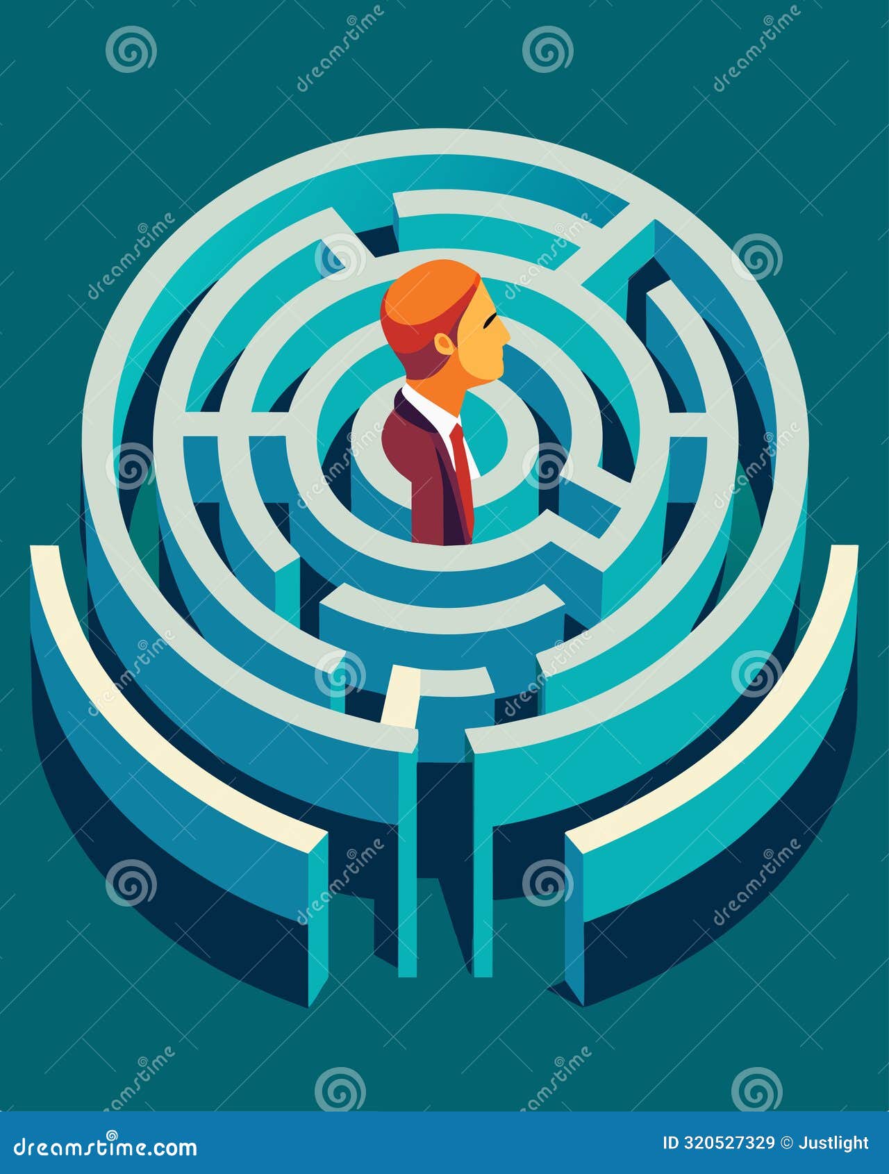 Every Turn In The Maze Represents A Different Thought Pattern Pulling ...