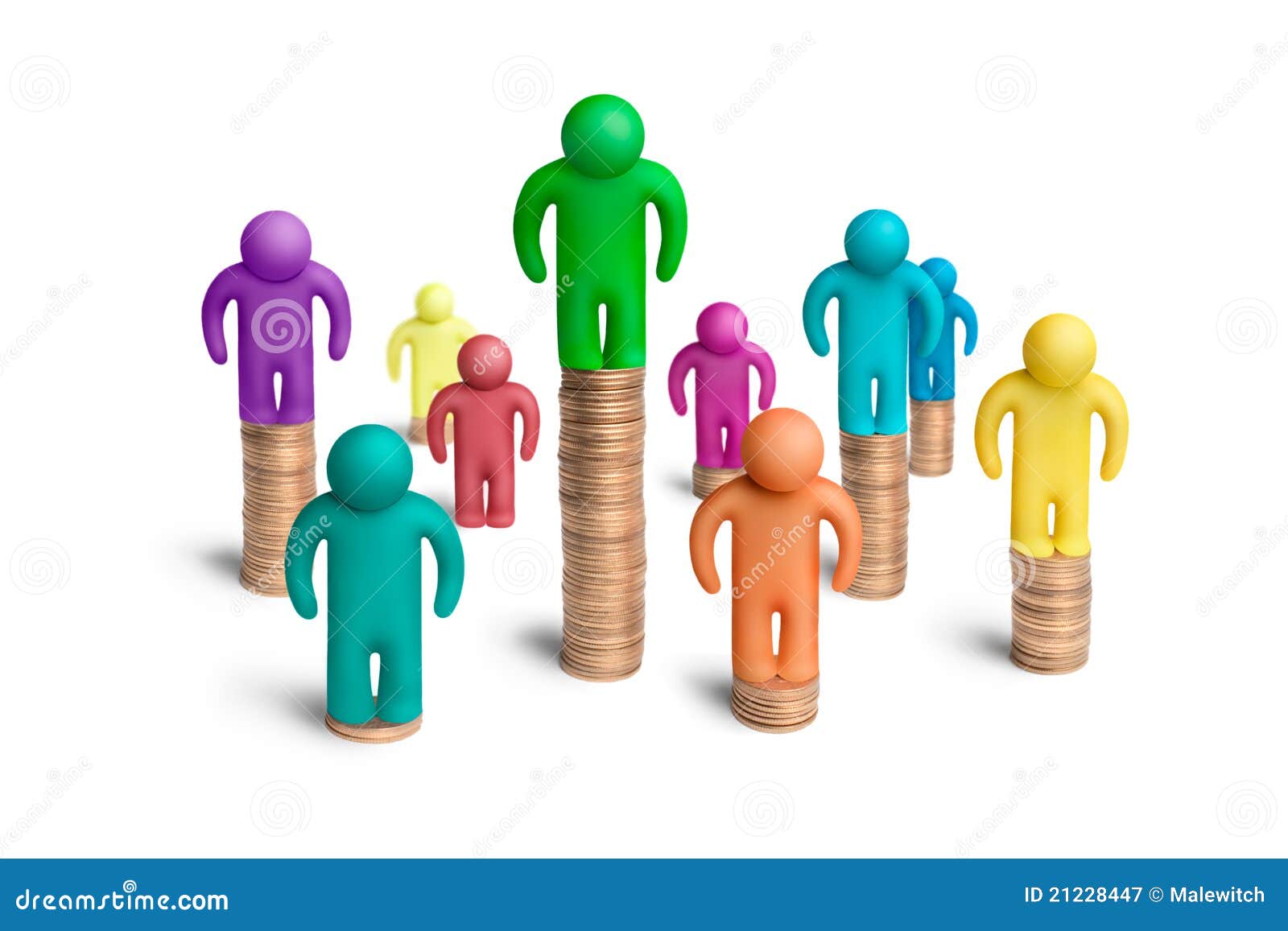 Everybody is different- 7 stock illustration. Illustration of contrast ...