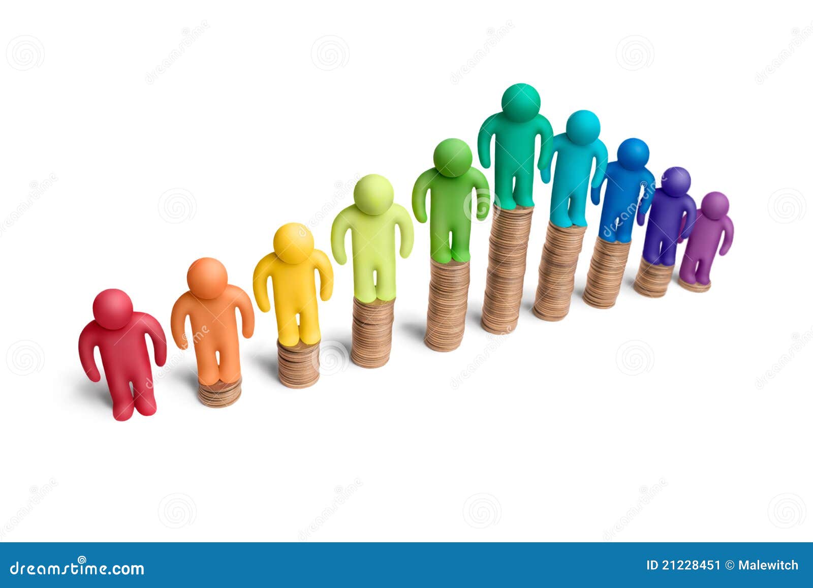 Everybody is different- 8 stock illustration. Illustration of finance ...