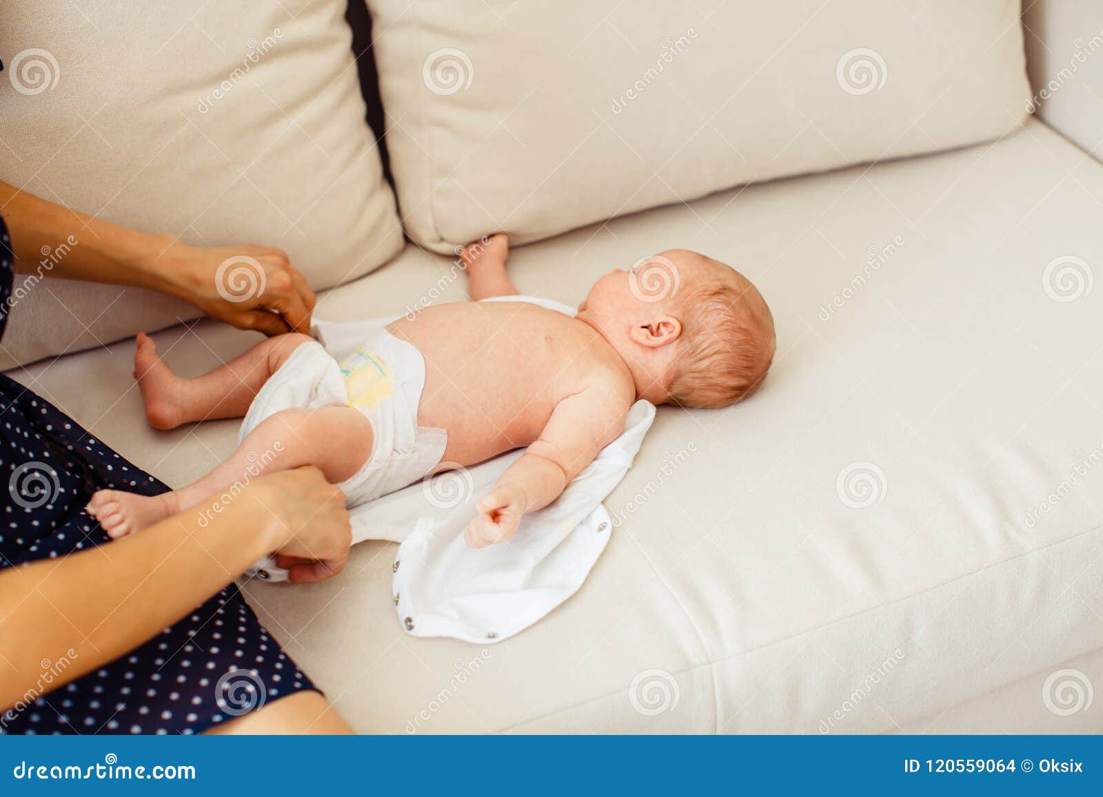 Everyday Baby Clothes Changing Stock Photo - Image of adorable, apparel ...