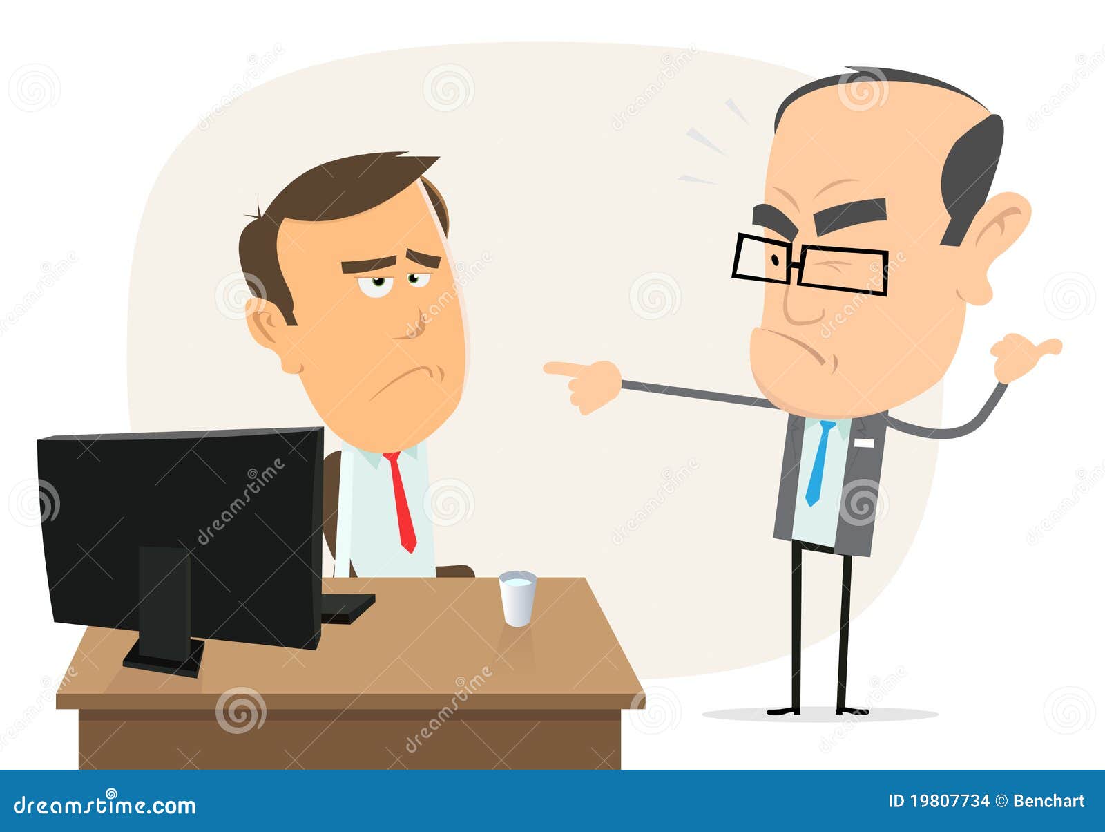 Boss Mistreating Stock Illustrations – 10 Boss Mistreating Stock ...