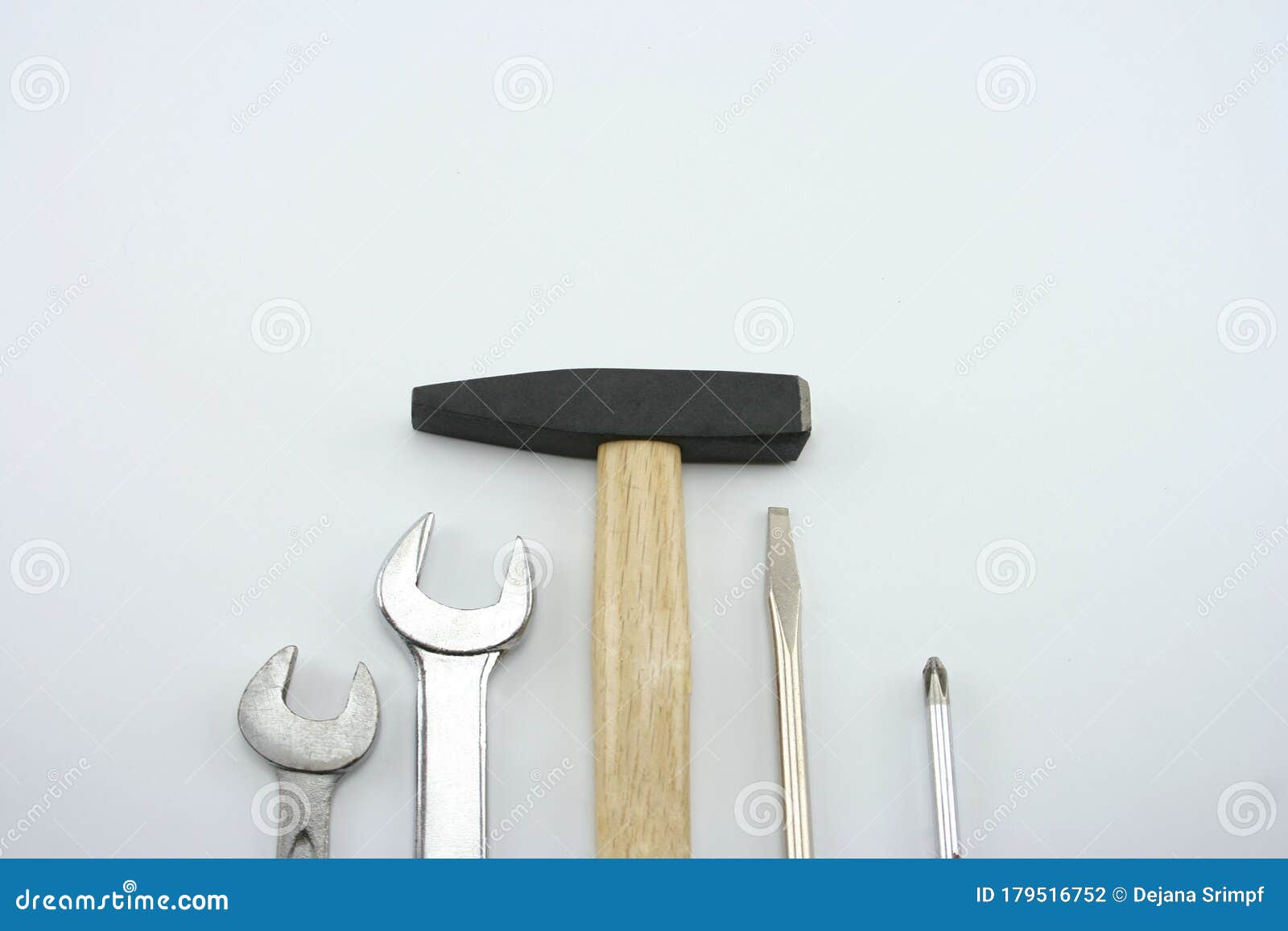 Everyday Manual Repair Tool on a White Background Stock Photo - Image ...