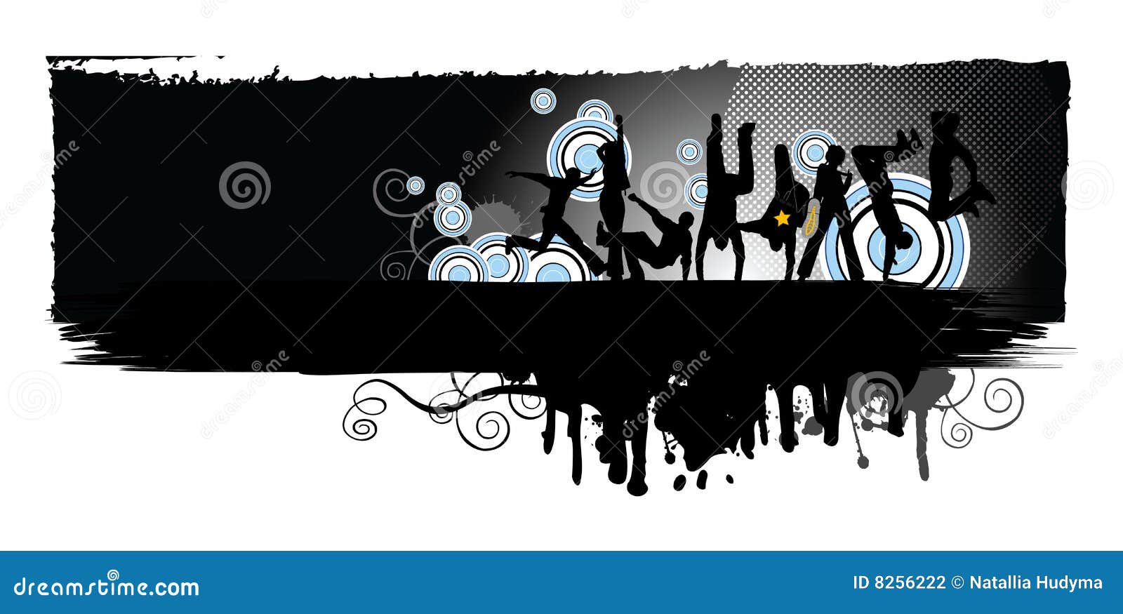 Everyone Dancing and Having Fun. Dancing People Stock Vector ...