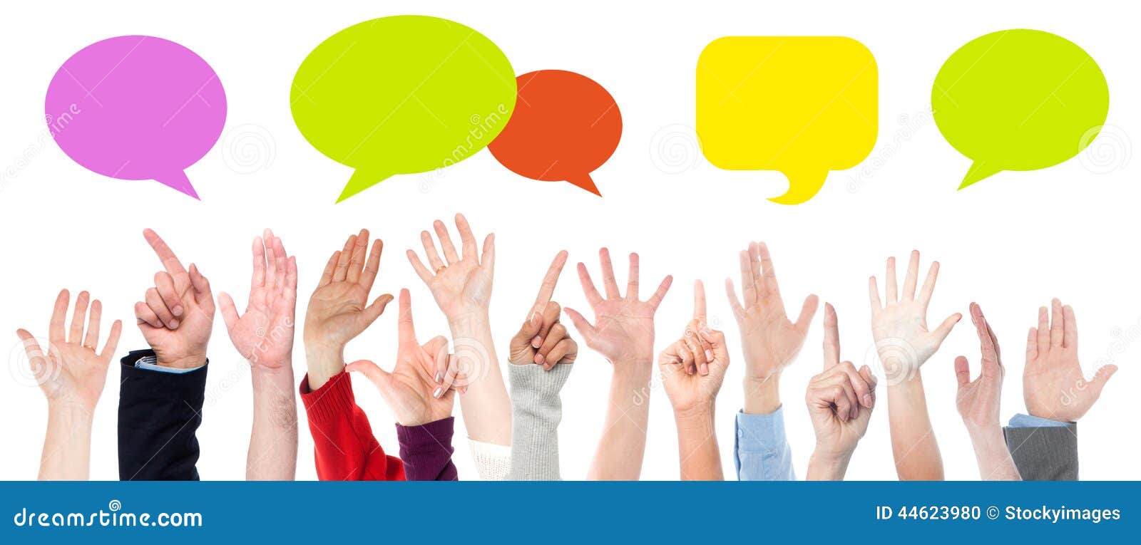 Everyone Has Something To Say Stock Photo - Image of dialog, design ...