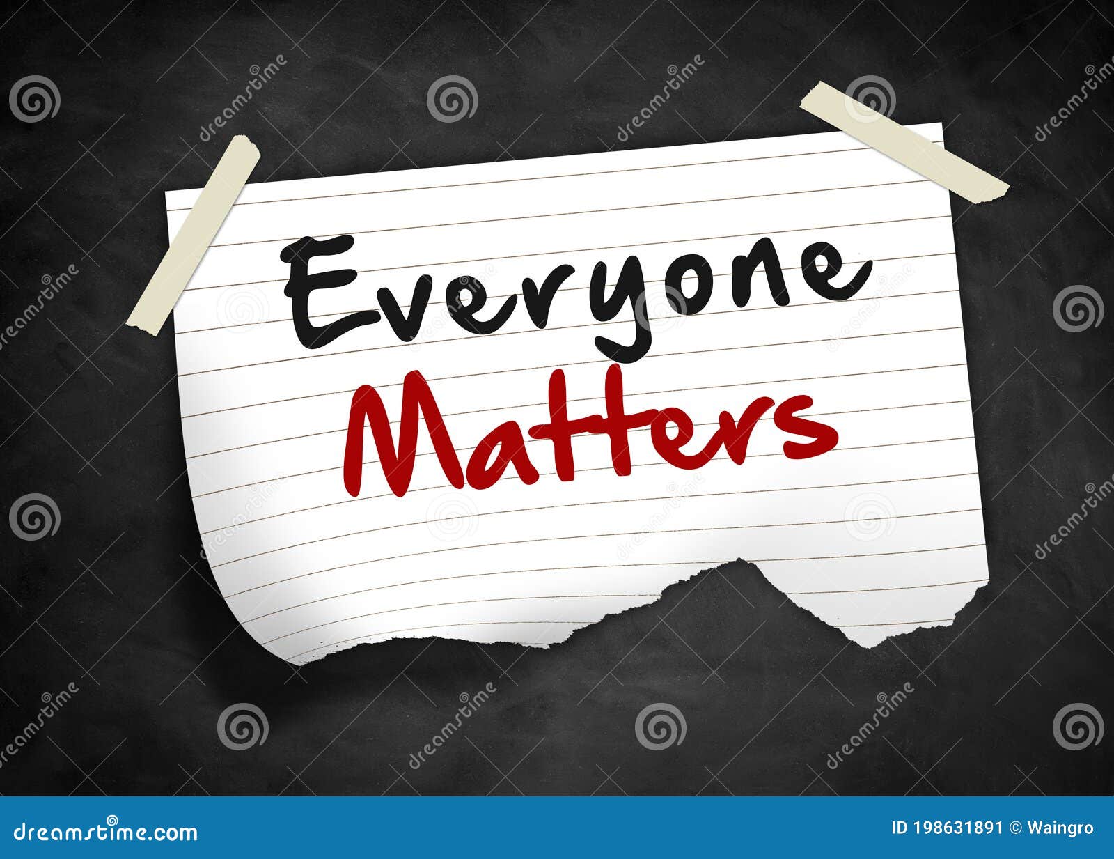 Everyone Matters stock illustration. Illustration of counts - 198631891