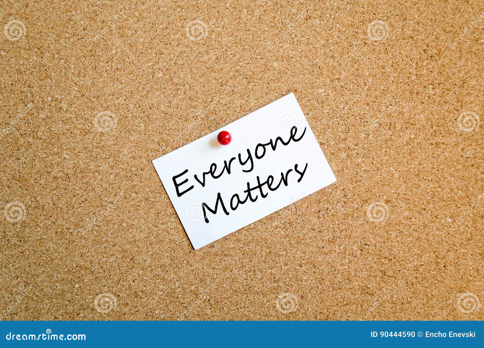 Everyone Matters - Phrase Words From Wooden Blocks With Letters Stock ...