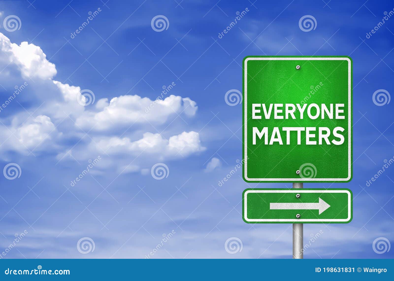 Everyone Matters Teamwork People Lifting Arrow Stock Image ...