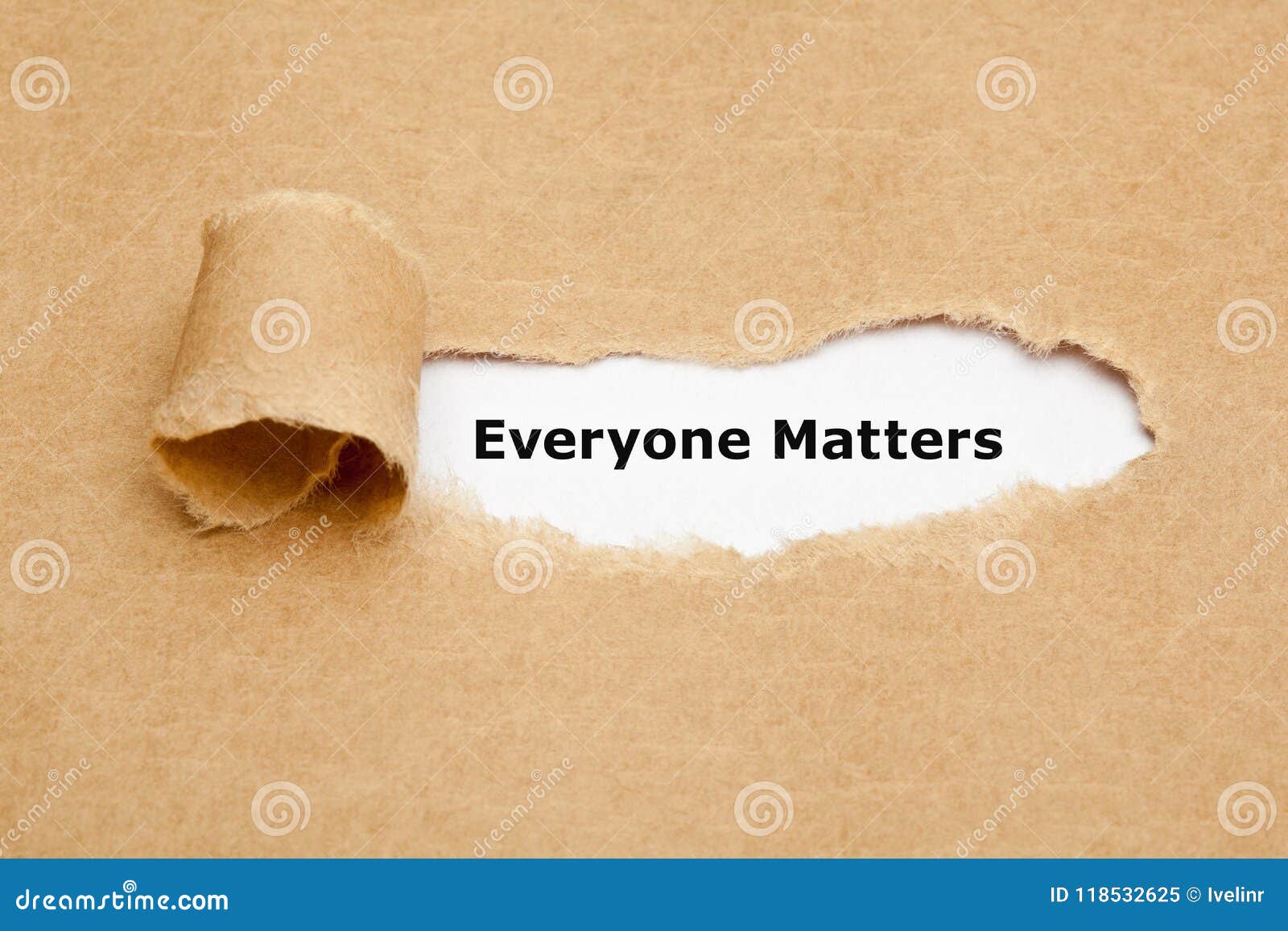 Everyone Matters - Phrase Words From Wooden Blocks With Letters Stock ...
