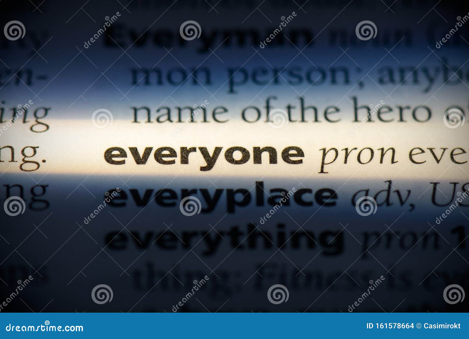 Everyone stock photo. Image of page, linguistic, macro - 161578664