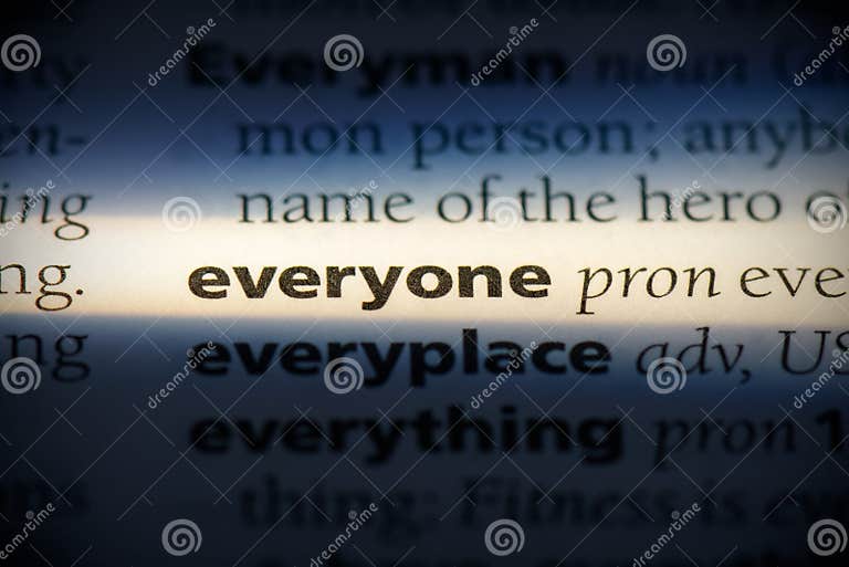 Everyone stock photo. Image of page, linguistic, macro - 161578664