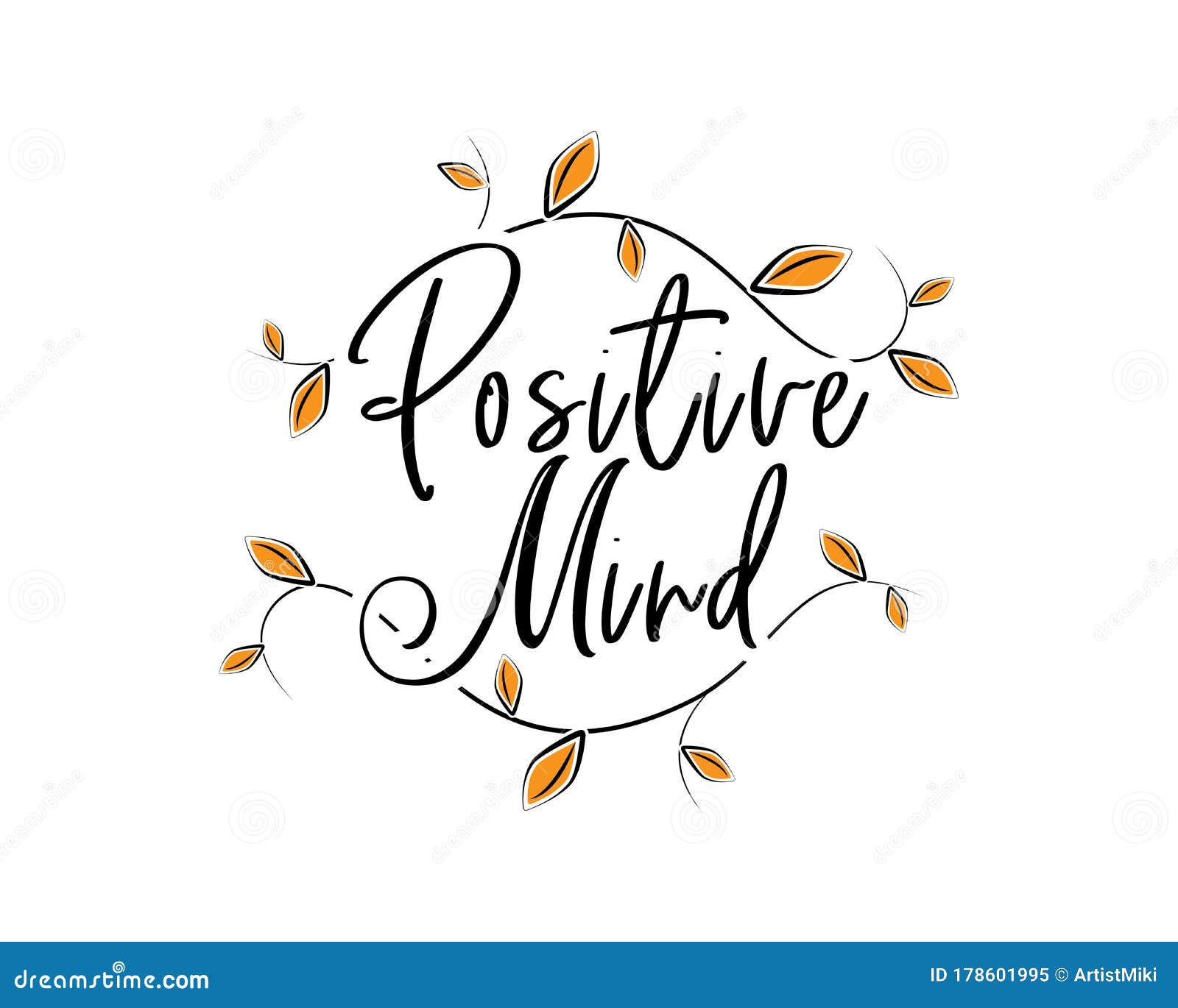 Positive Mind, Positive Vibes, Positive Life, Wording Design, Lettering ...
