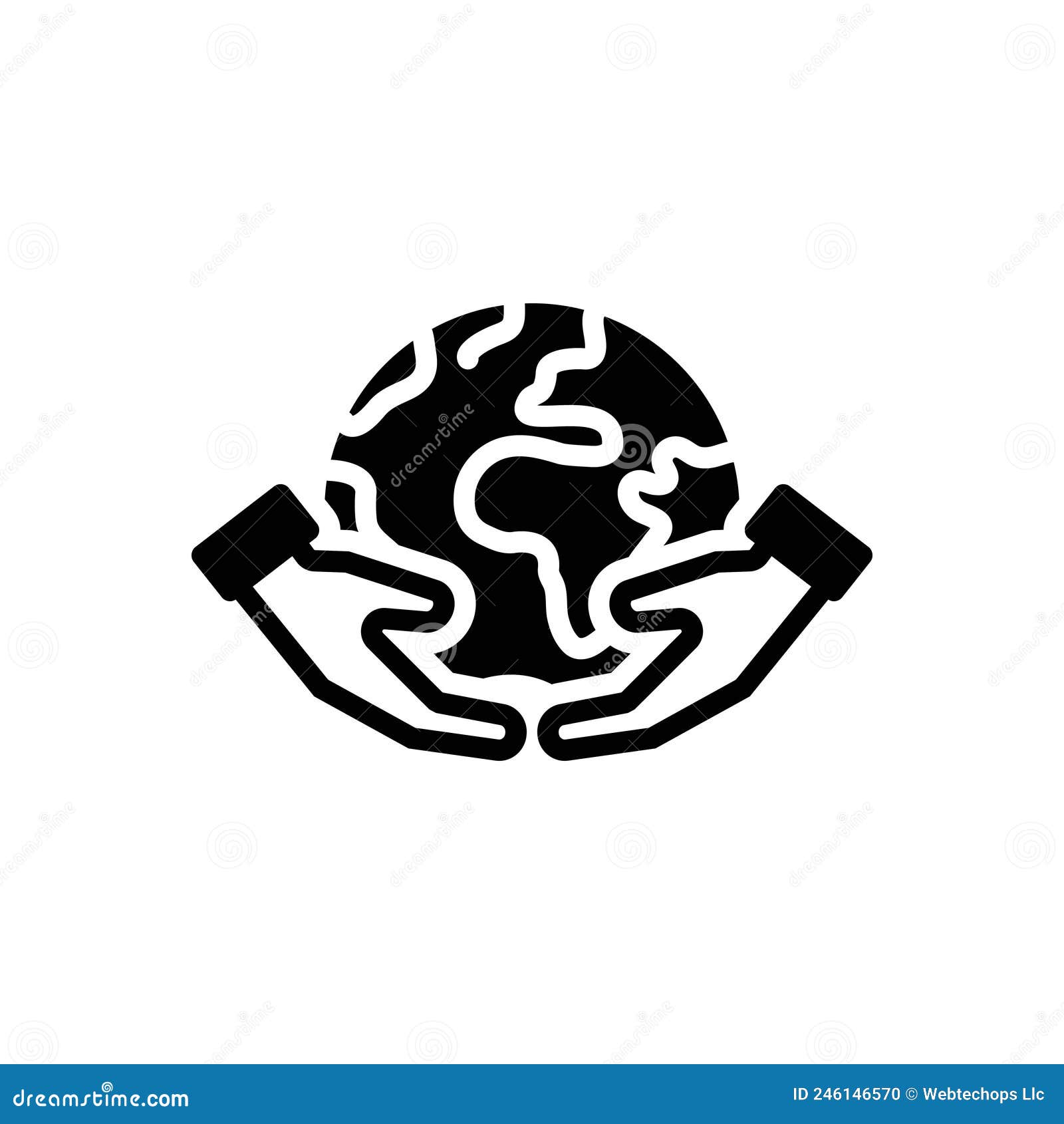 Black Solid Icon for Everything, Each and Every Stock Vector ...